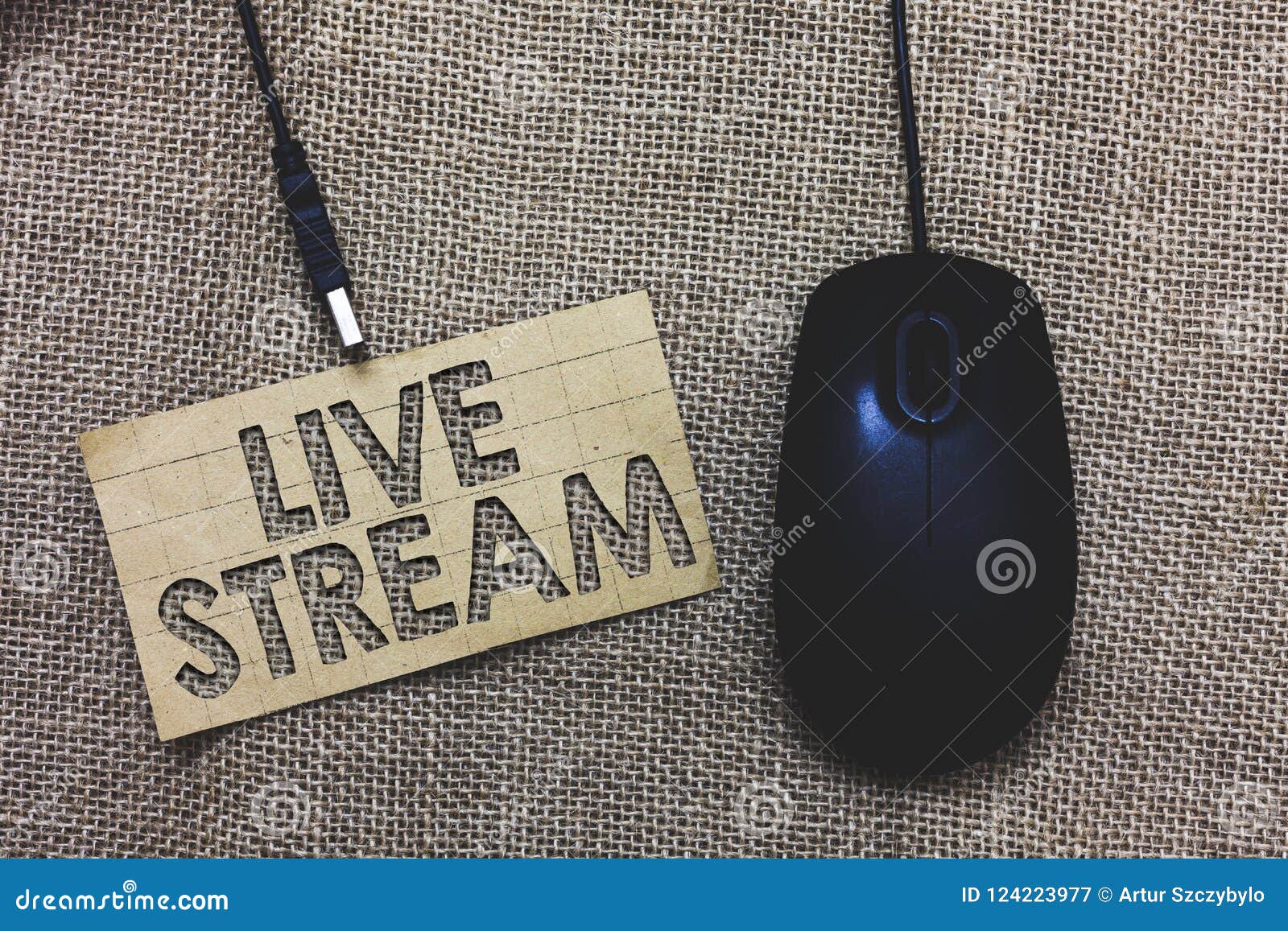 Word Writing Text Live Stream. Business Concept for Transmit or Receive ...