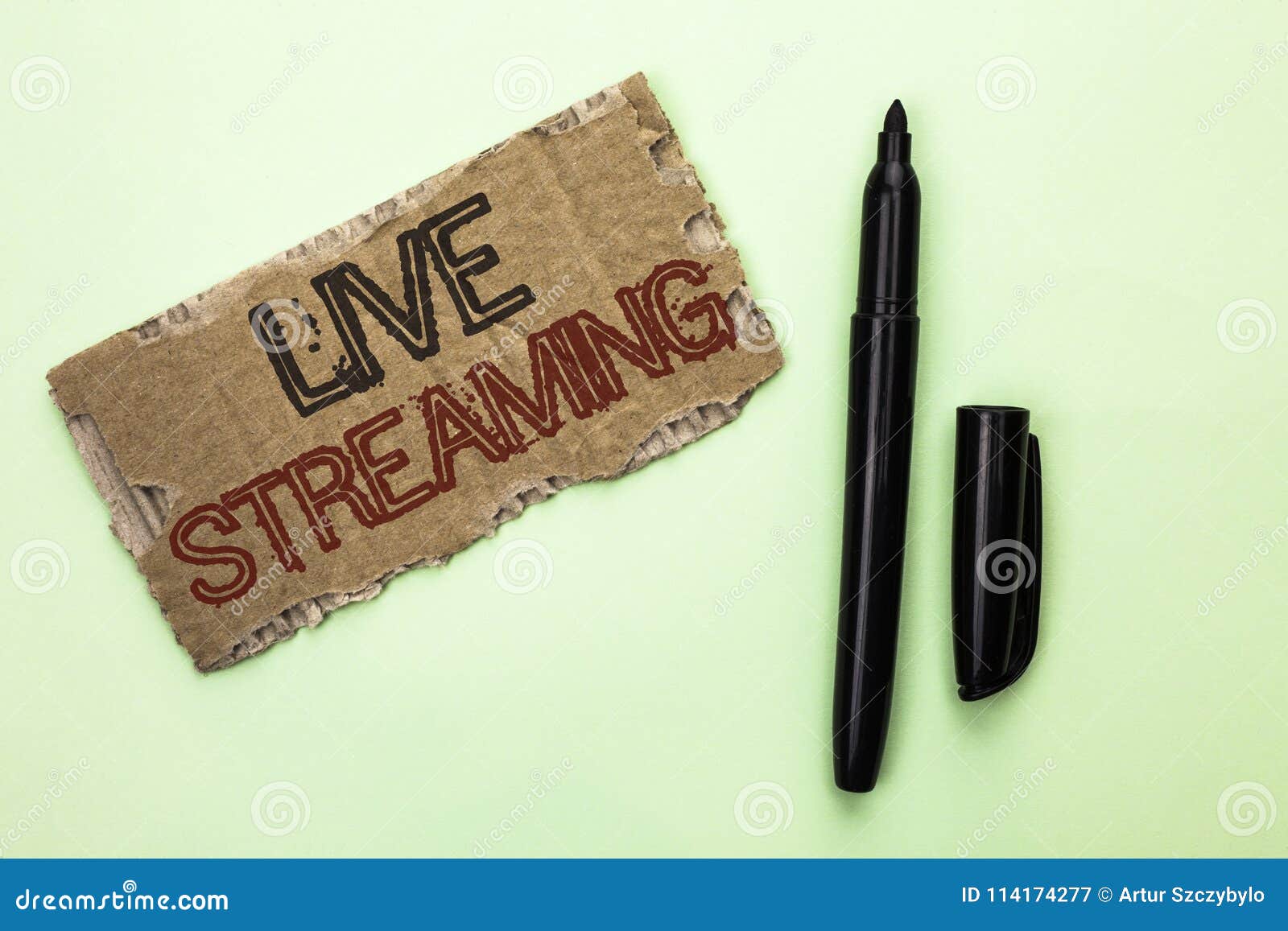 Word Writing Text Live Streaming. Business Concept for Media Real-time ... Word Writing Text Live Streaming. Business Concept for Media Real-time ...