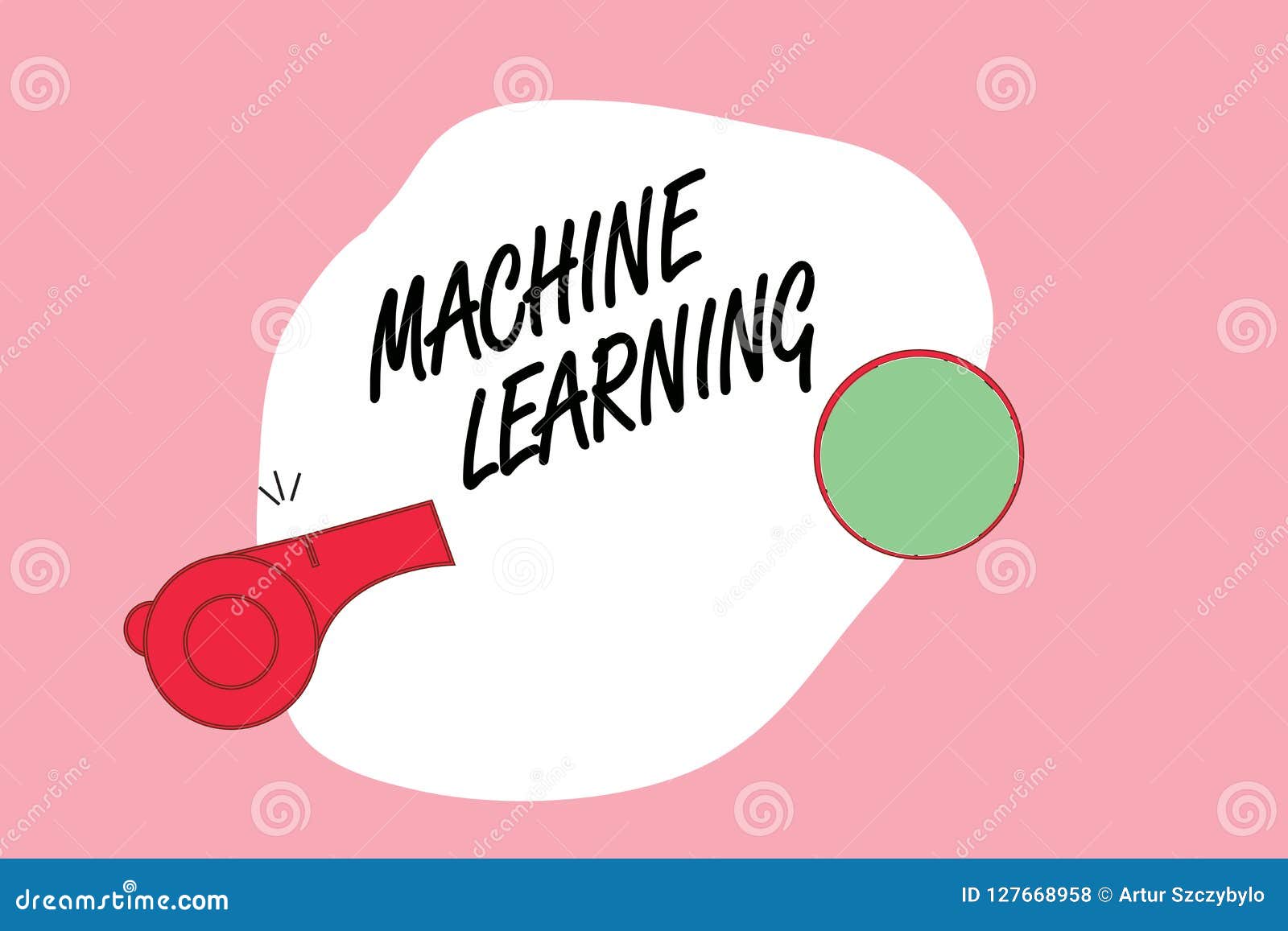 Word Writing Text Machine Learning. Business Concept for Give Computers ...