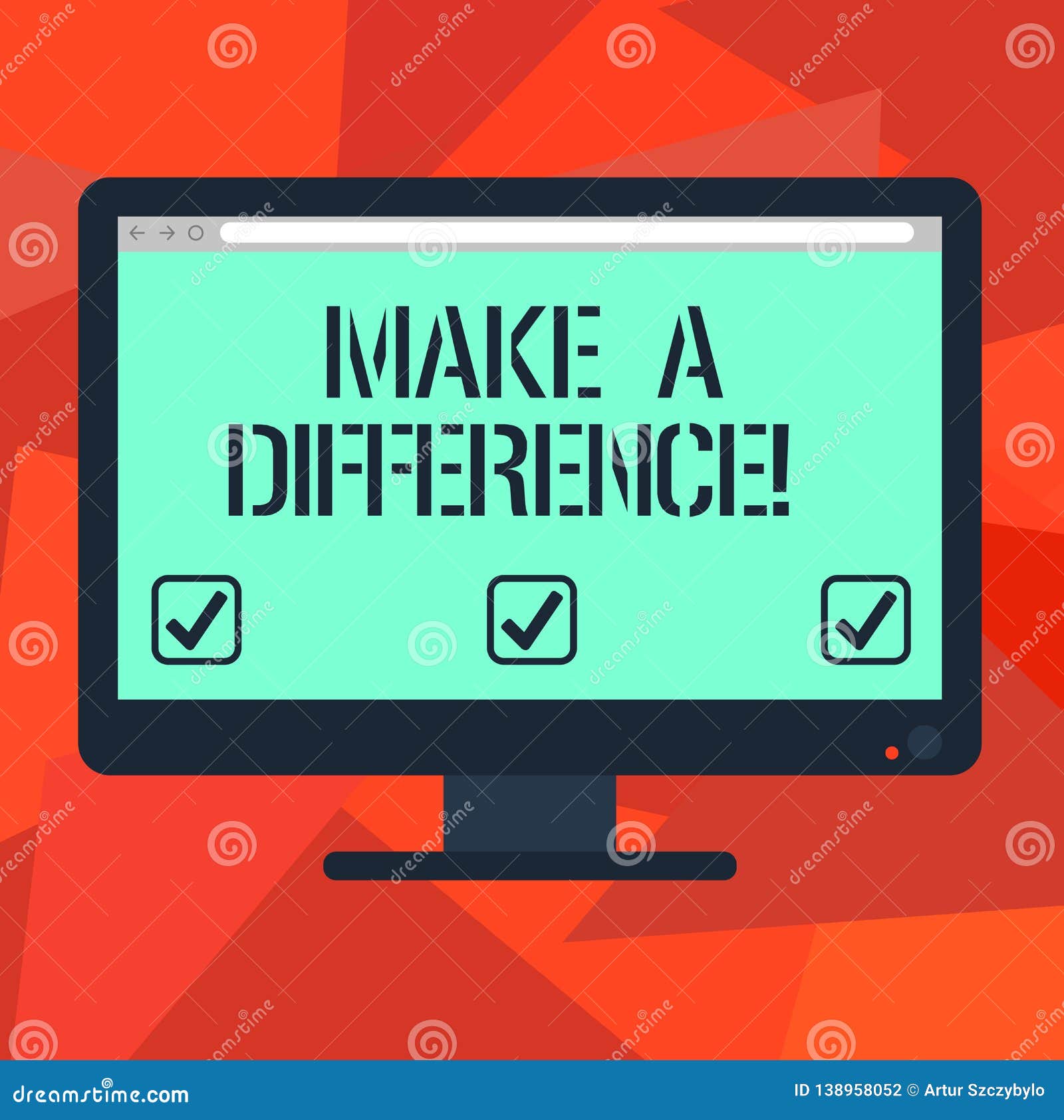 Word Writing Text Make a Difference. Business Concept for Have ...