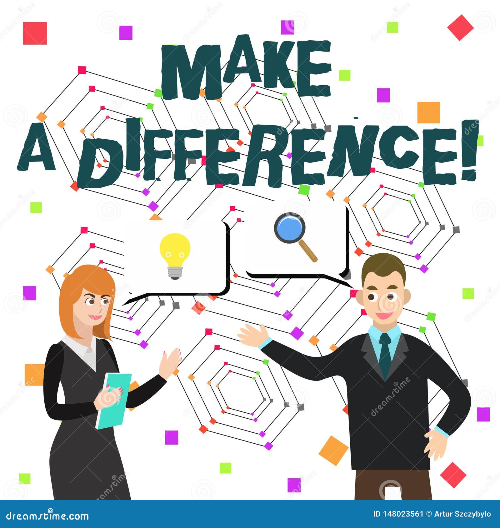 Word Writing Text Make a Difference. Business Concept for Have ...