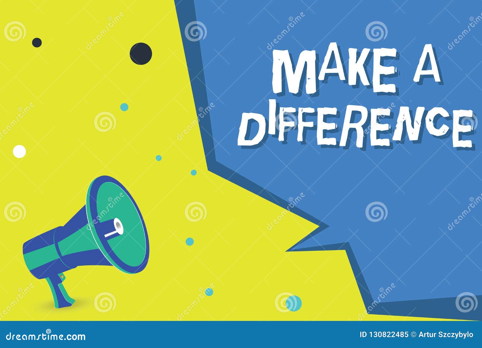 Word Writing Text Make a Difference. Business Concept for Mark an ...