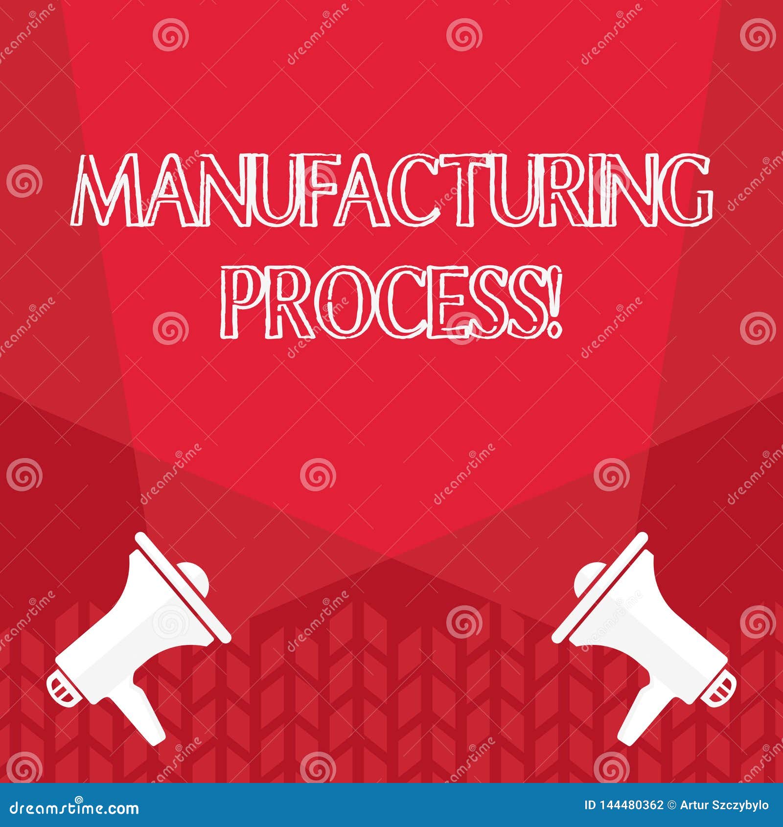 Word Writing Text Manufacturing Process. Business Concept for Steps ...