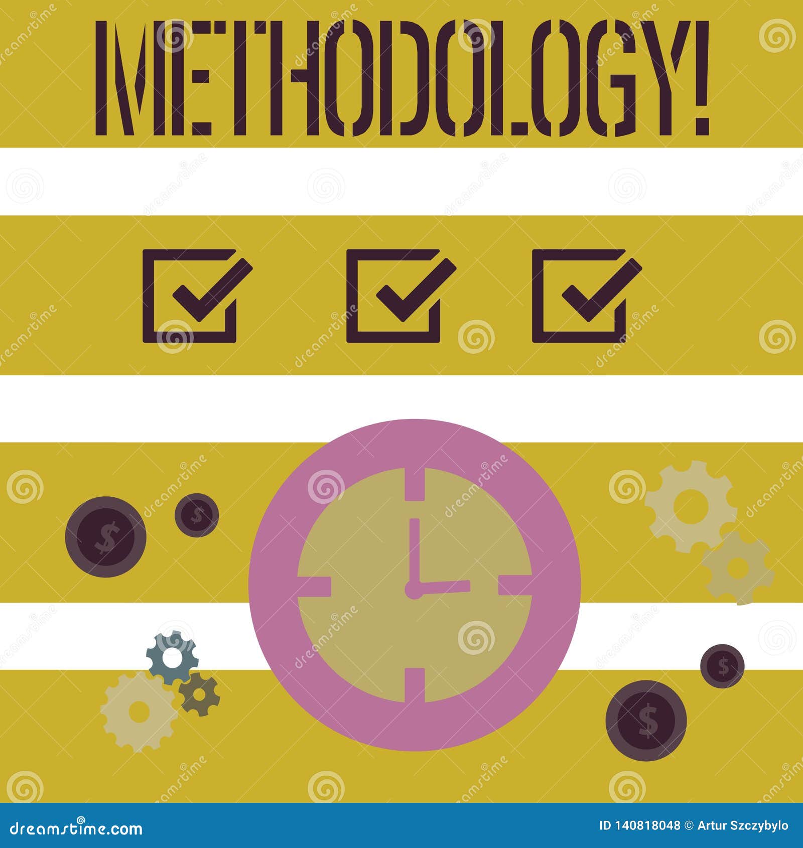 Word Writing Text Methodology. Business Concept for System of Methods ...