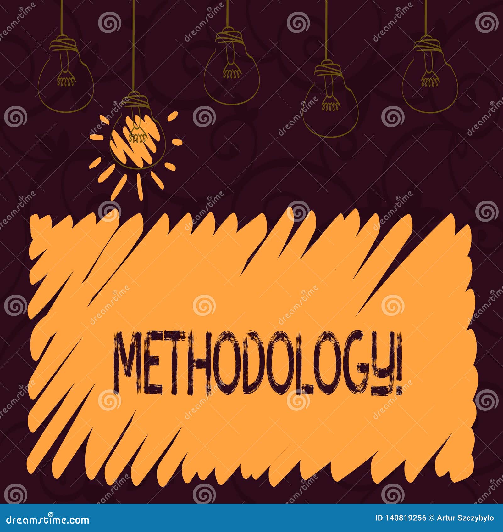 Word Writing Text Methodology. Business Concept for System of Methods ...