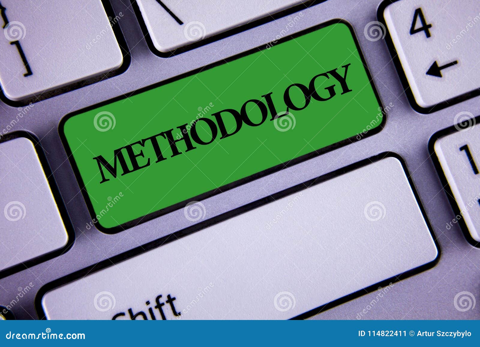 Word Writing Text Methodology. Business Concept for System of Methods ...