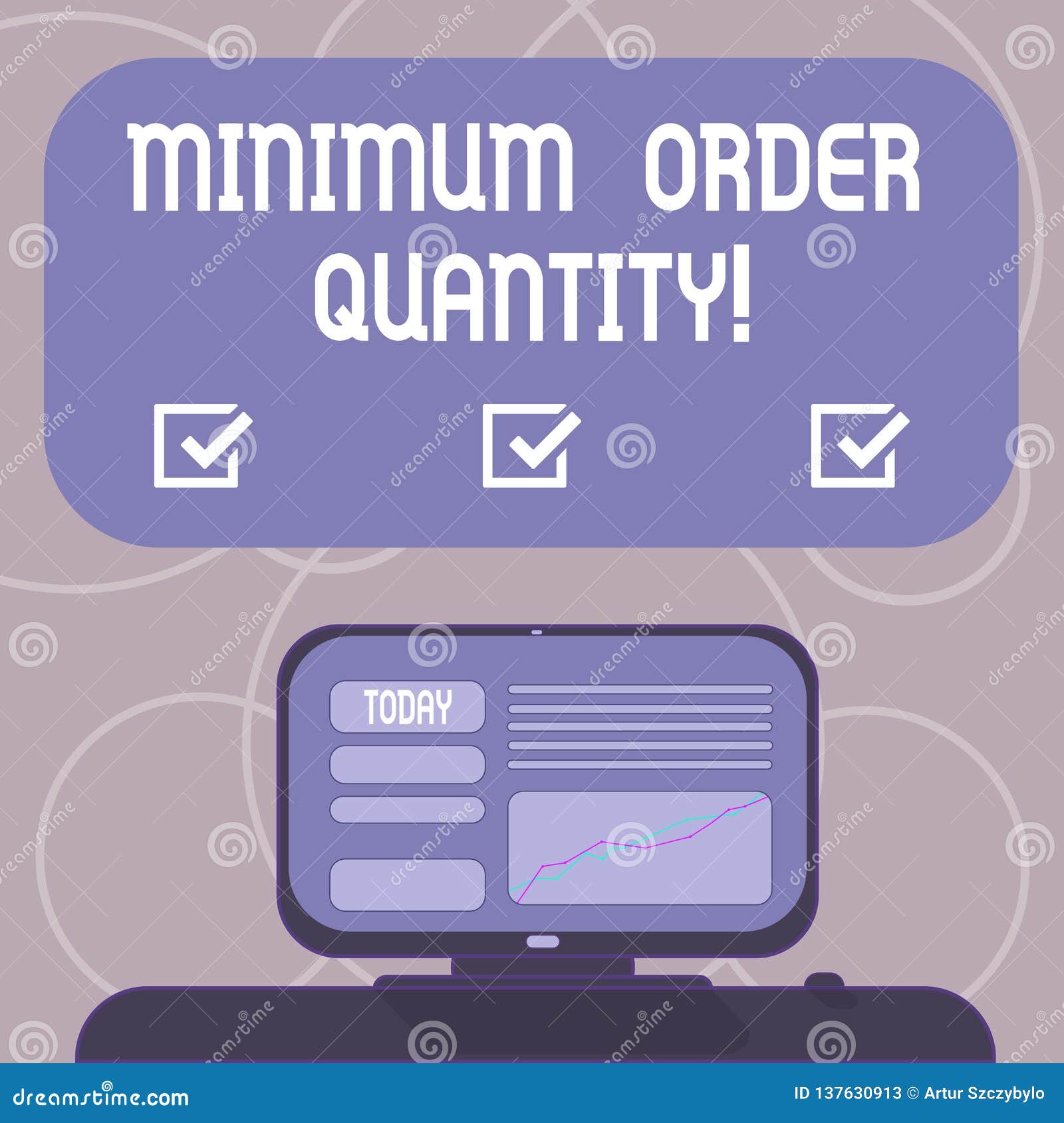 Word Writing Text Minimum Order Quantity. Business Concept for Lowest ...