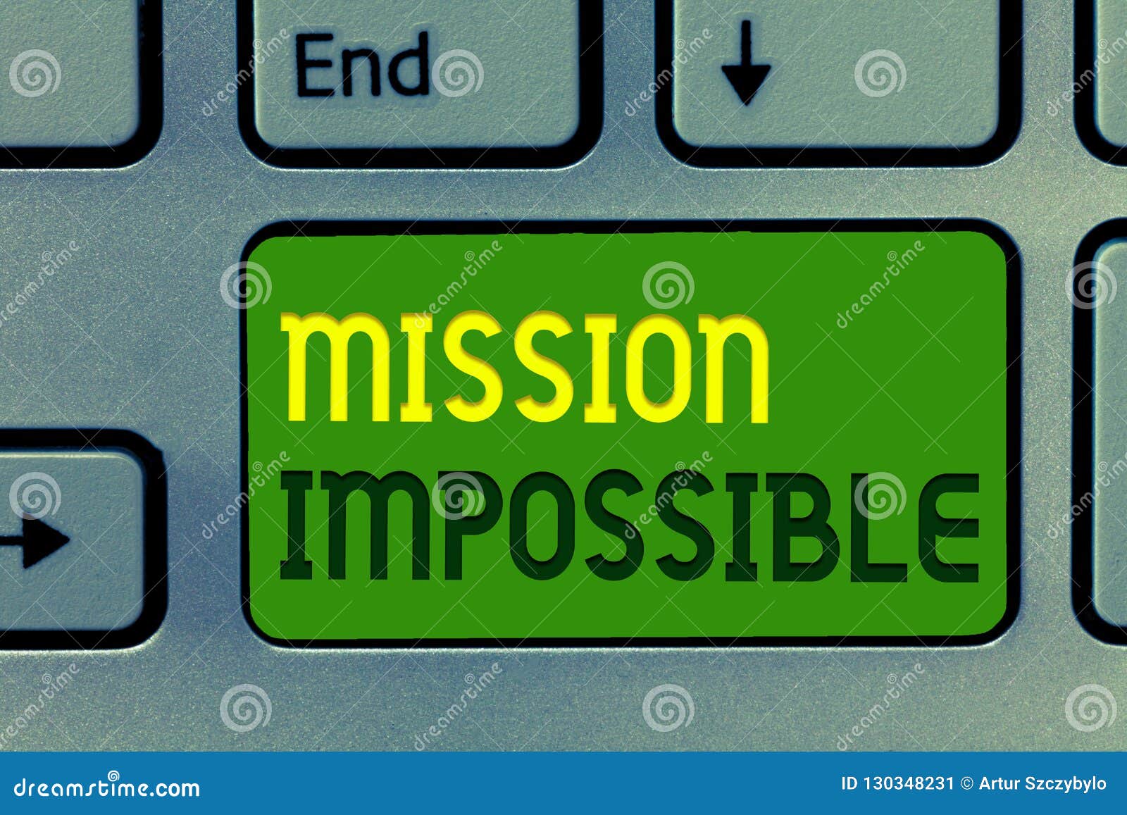 Word Writing Text Mission Impossible. Business Concept for Difficult ...