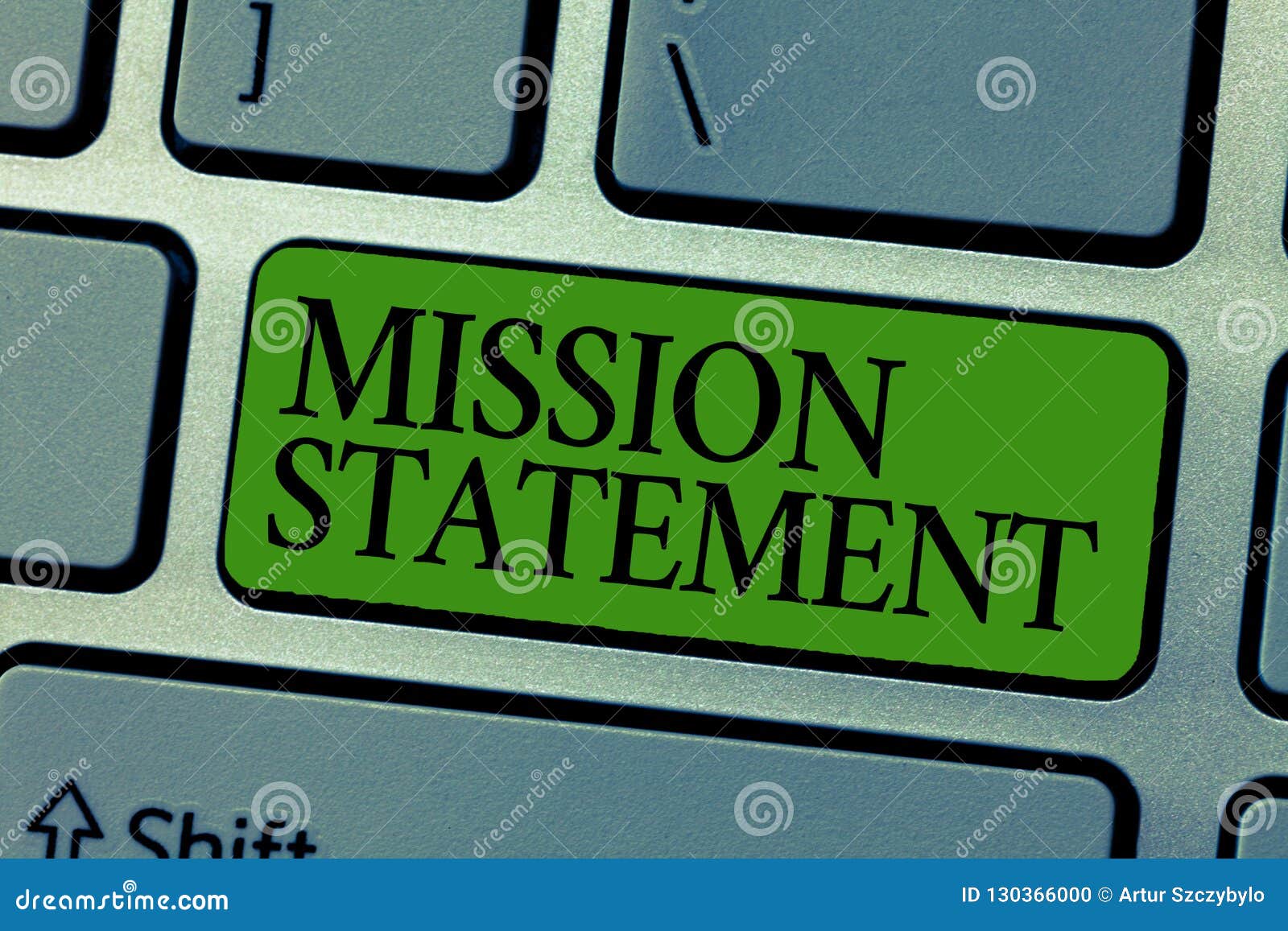 Word Writing Text Mission Statement. Business Concept for Formal ...