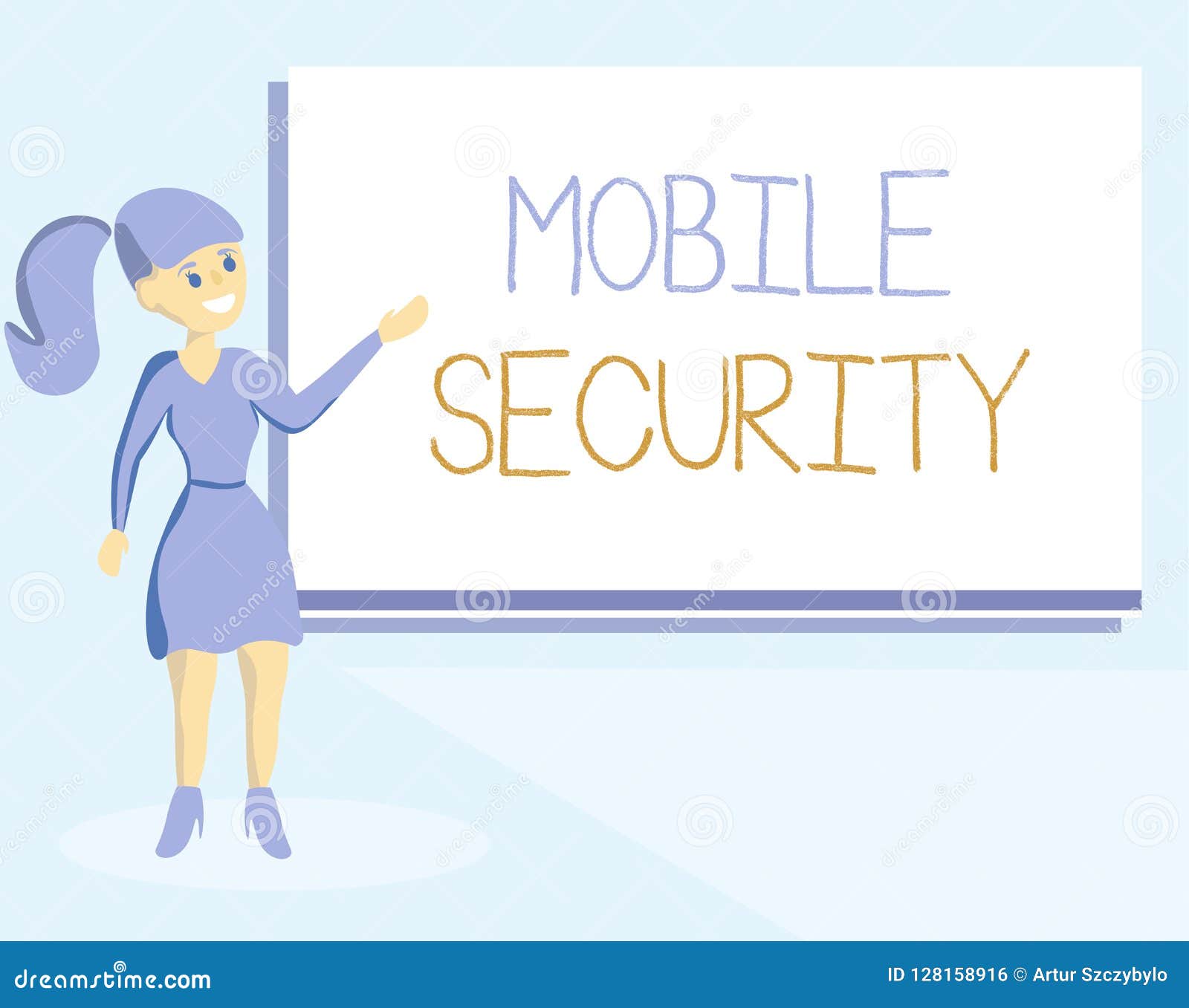Word Writing Text Mobile Security. Business Concept for Protection of ...