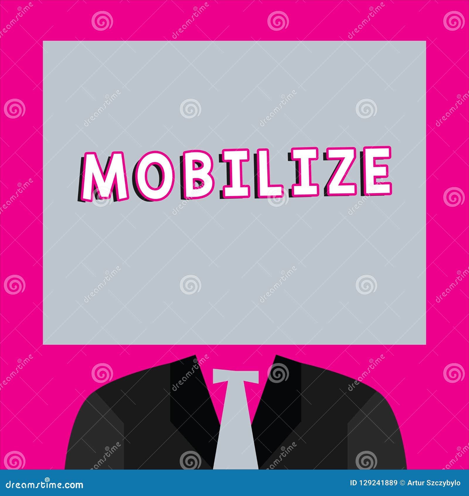 Word Writing Text Mobilize. Business Concept for Make Something Movable ...