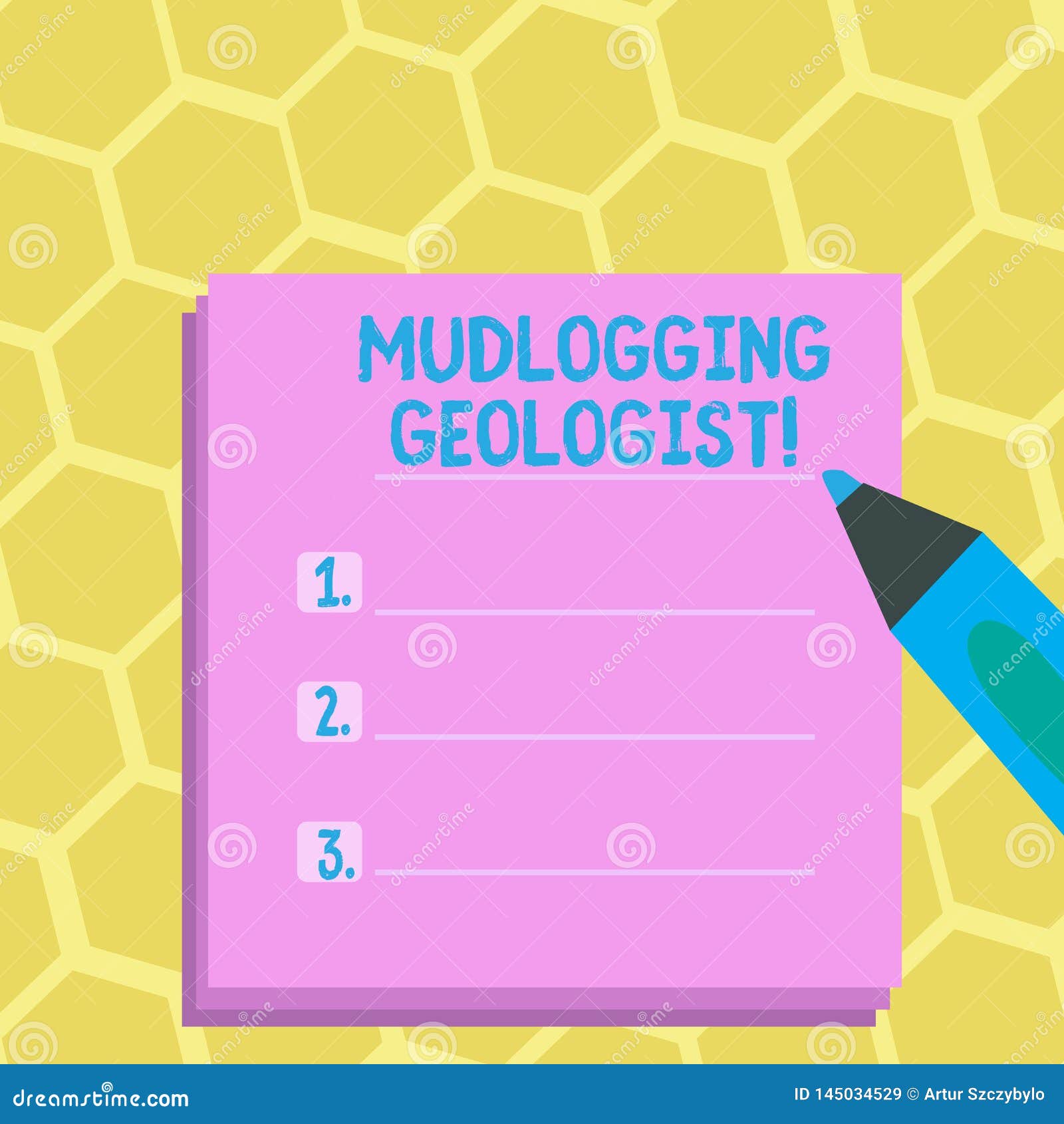 Word Writing Text Mudlogging Geologist Business Concept For Gather