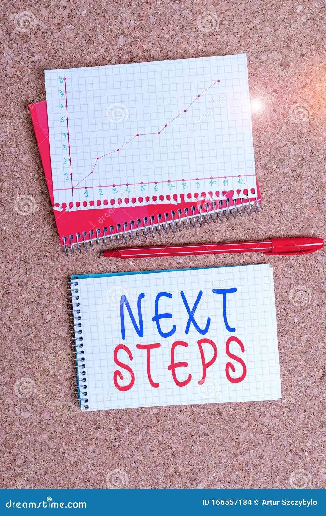 Word Writing Text Next Steps. Business Concept for Numper of Process ...