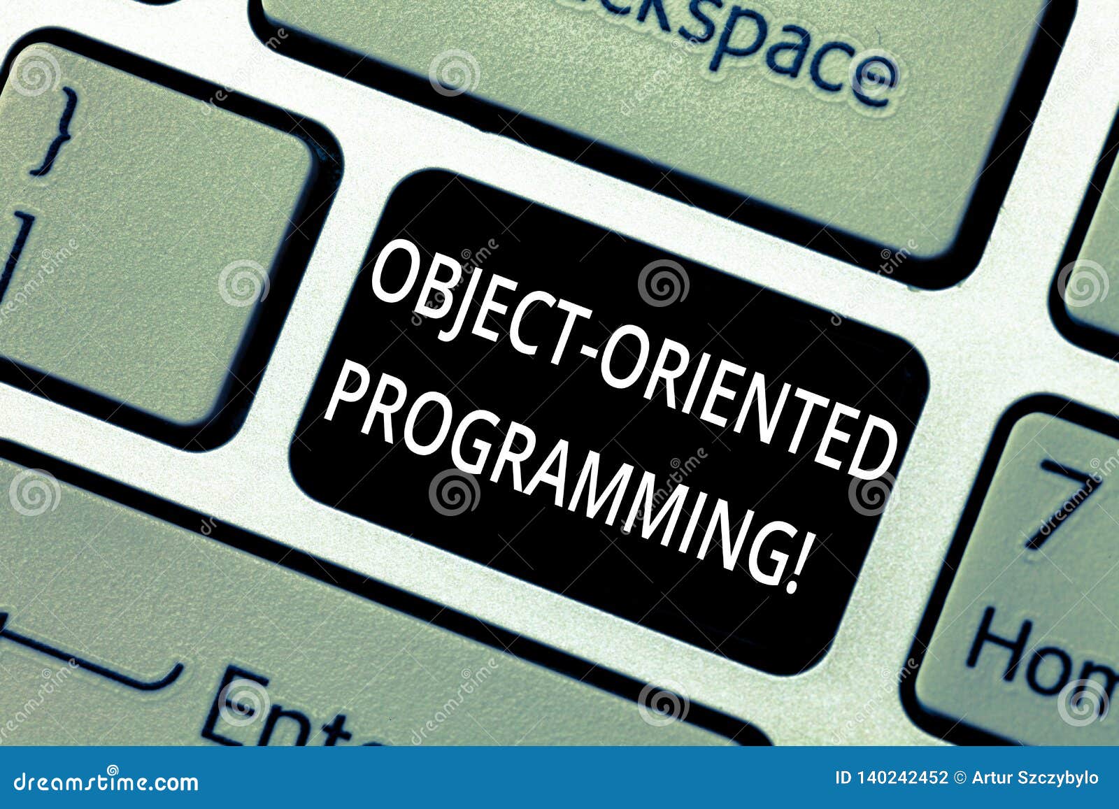 Word Writing Text Object Oriented Programming Business Concept For