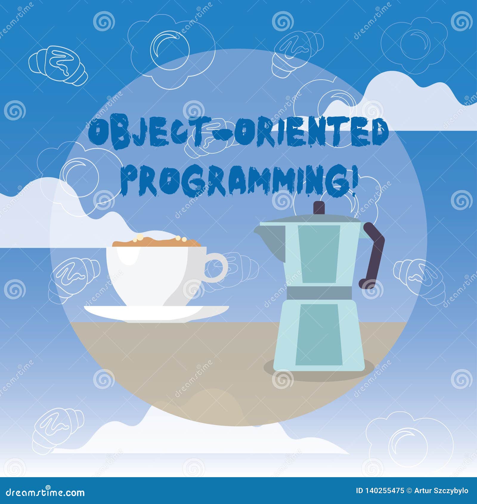 Word Writing Text Object Oriented Programming Business Concept For Language Model Objects