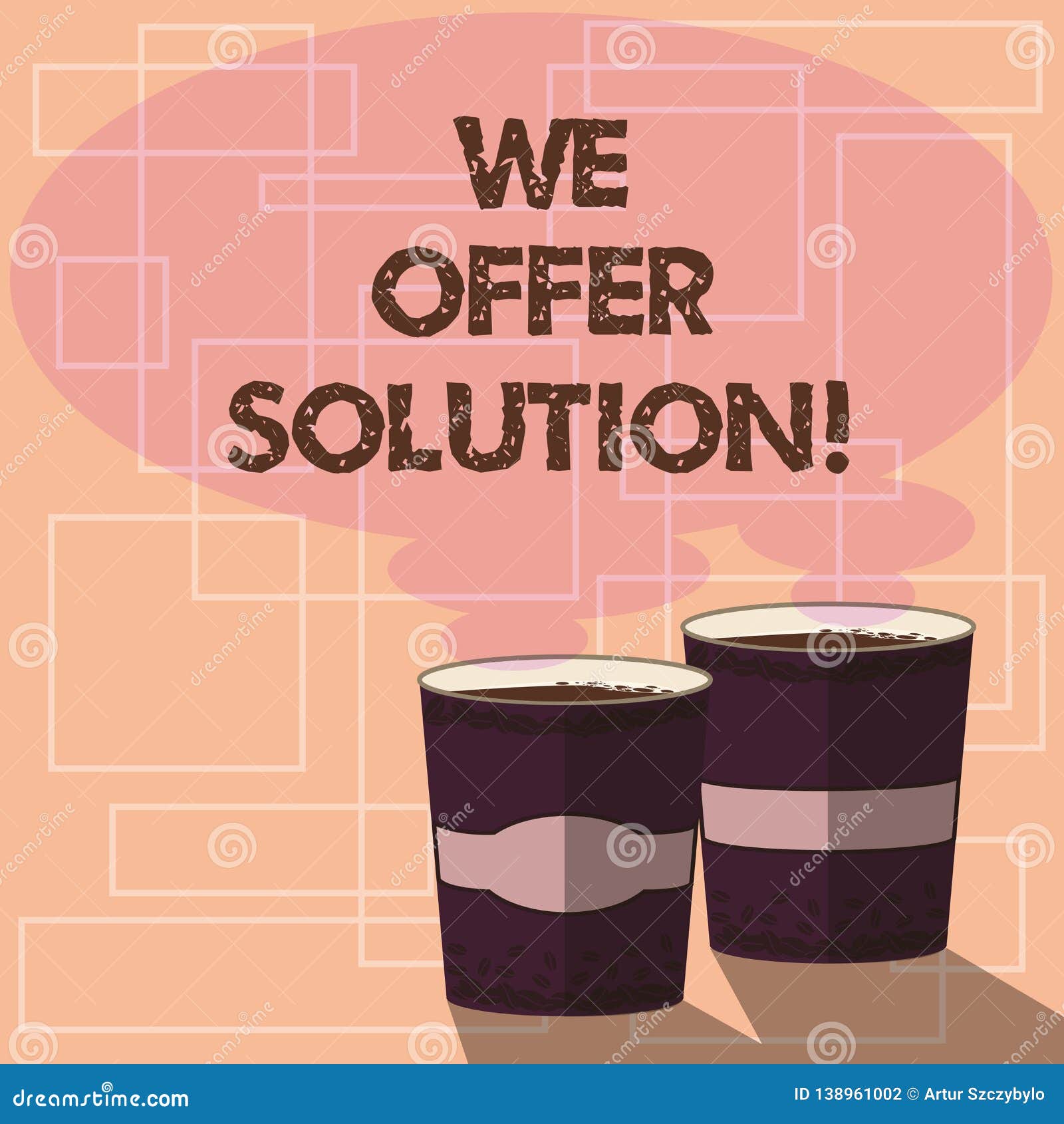 Word Writing Text we Offer Solution. Business Concept for Give Means of ...