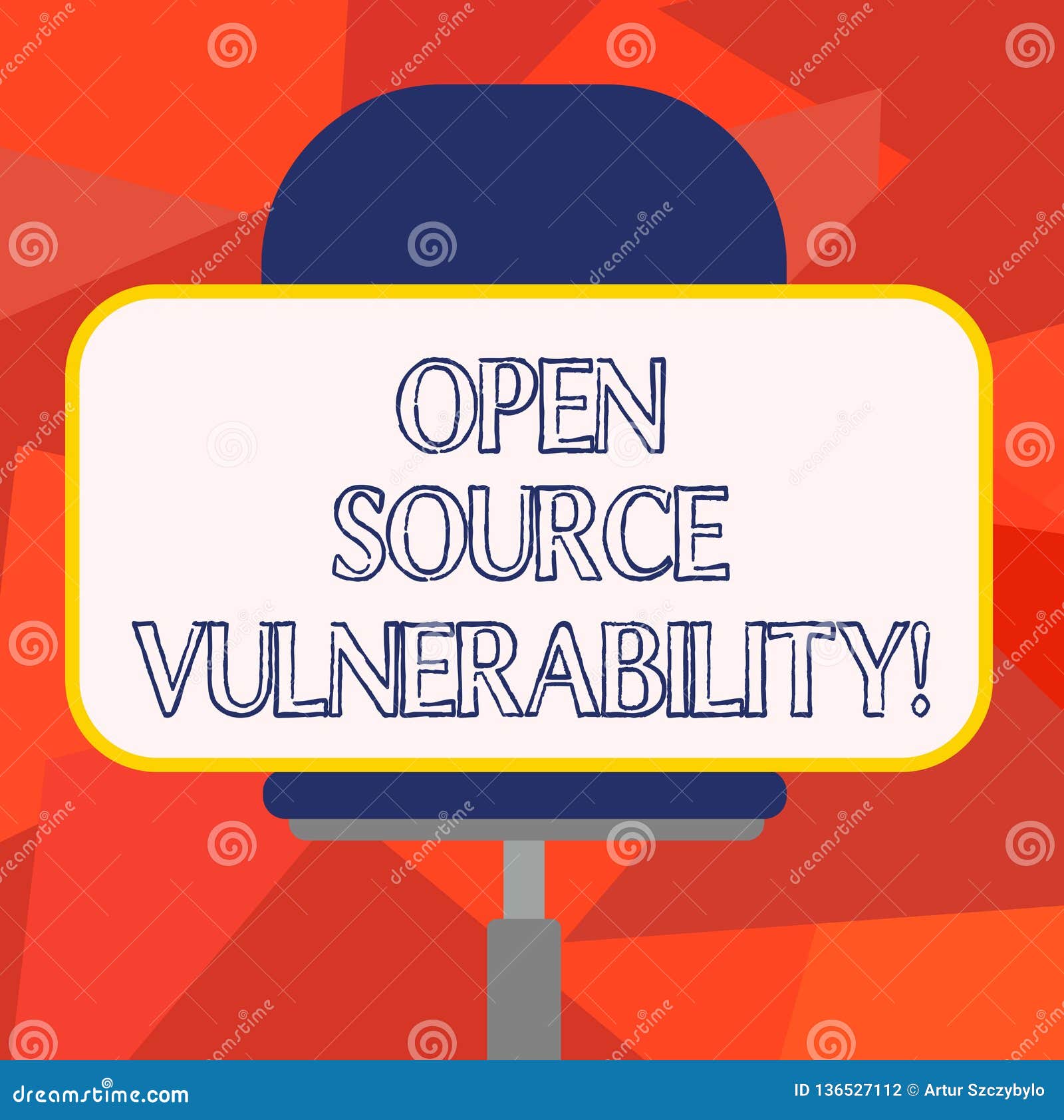 Word Writing Text Open Source Vulnerability. Business Concept for Publicized Exploits are Open ...