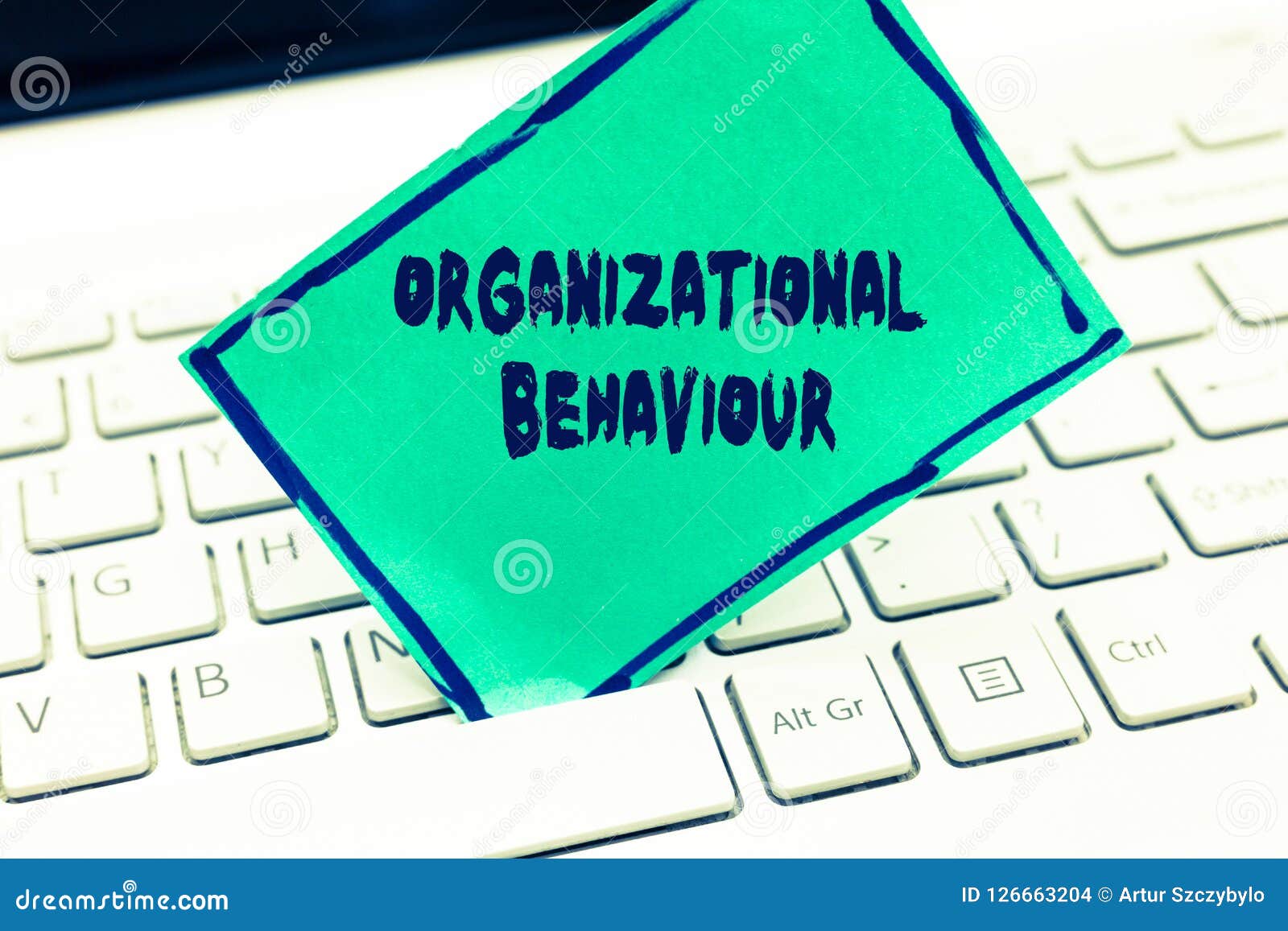 Word Writing Text Organizational Behaviour. Business Concept for the ...