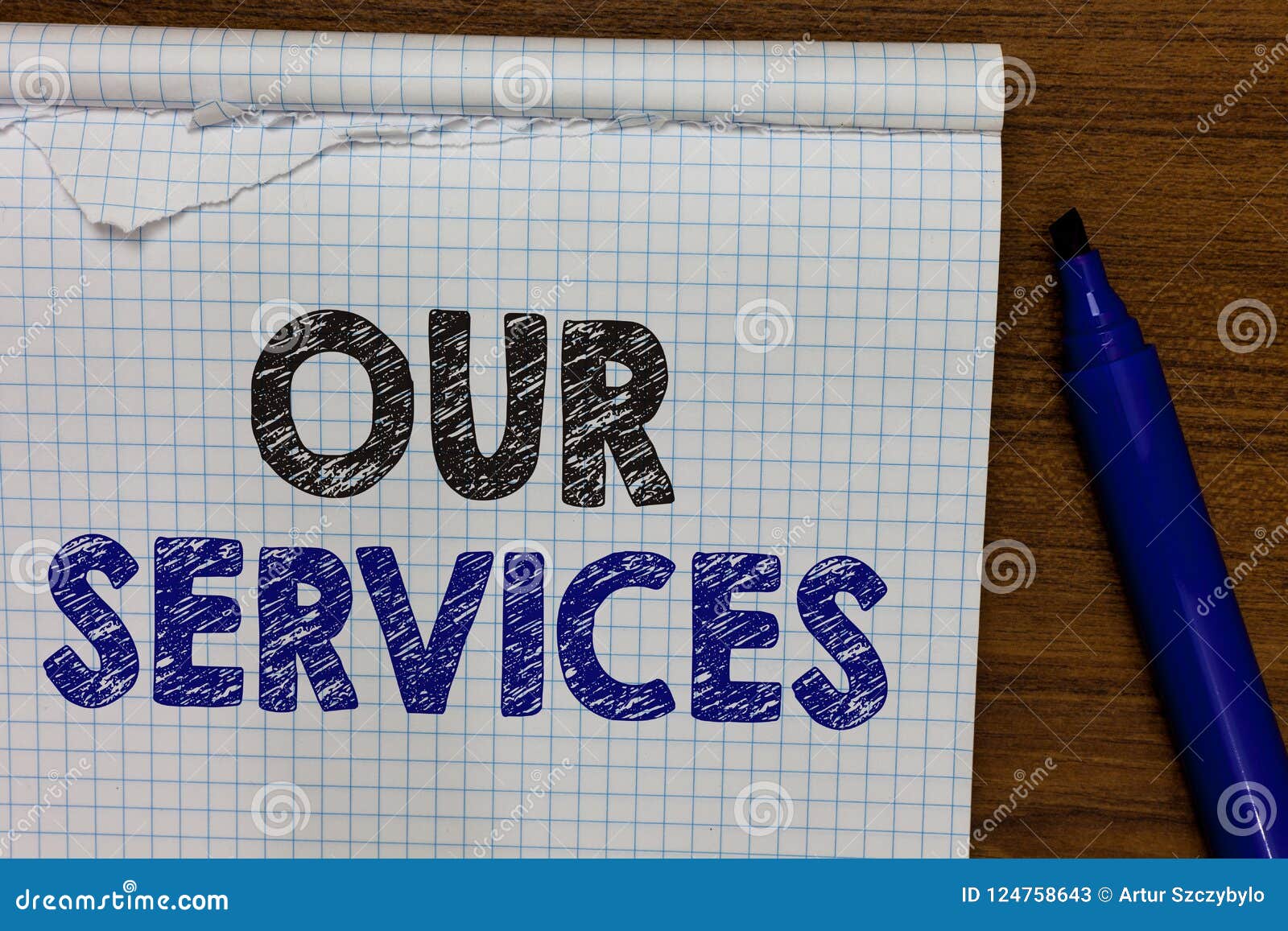 Word Writing Text Our Services. Business Concept for the Occupation or ...