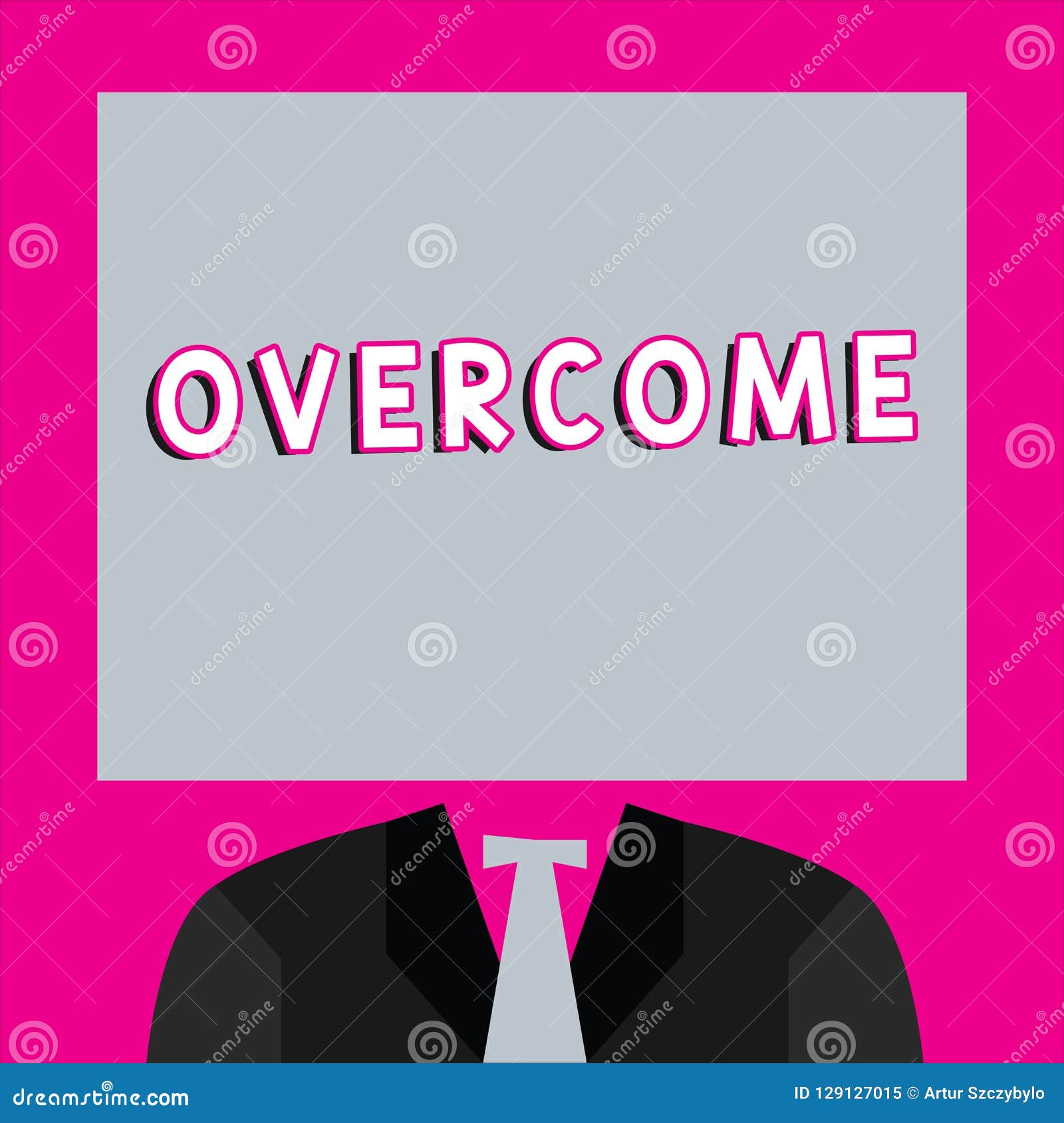 Word Writing Text Overcome. Business Concept for Succeed in Dealing ...