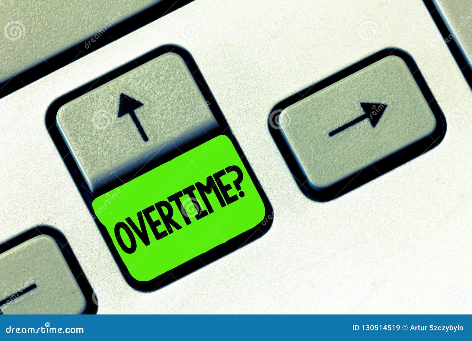 Word Writing Text Overtime Question. Business Concept for Time Worked ...