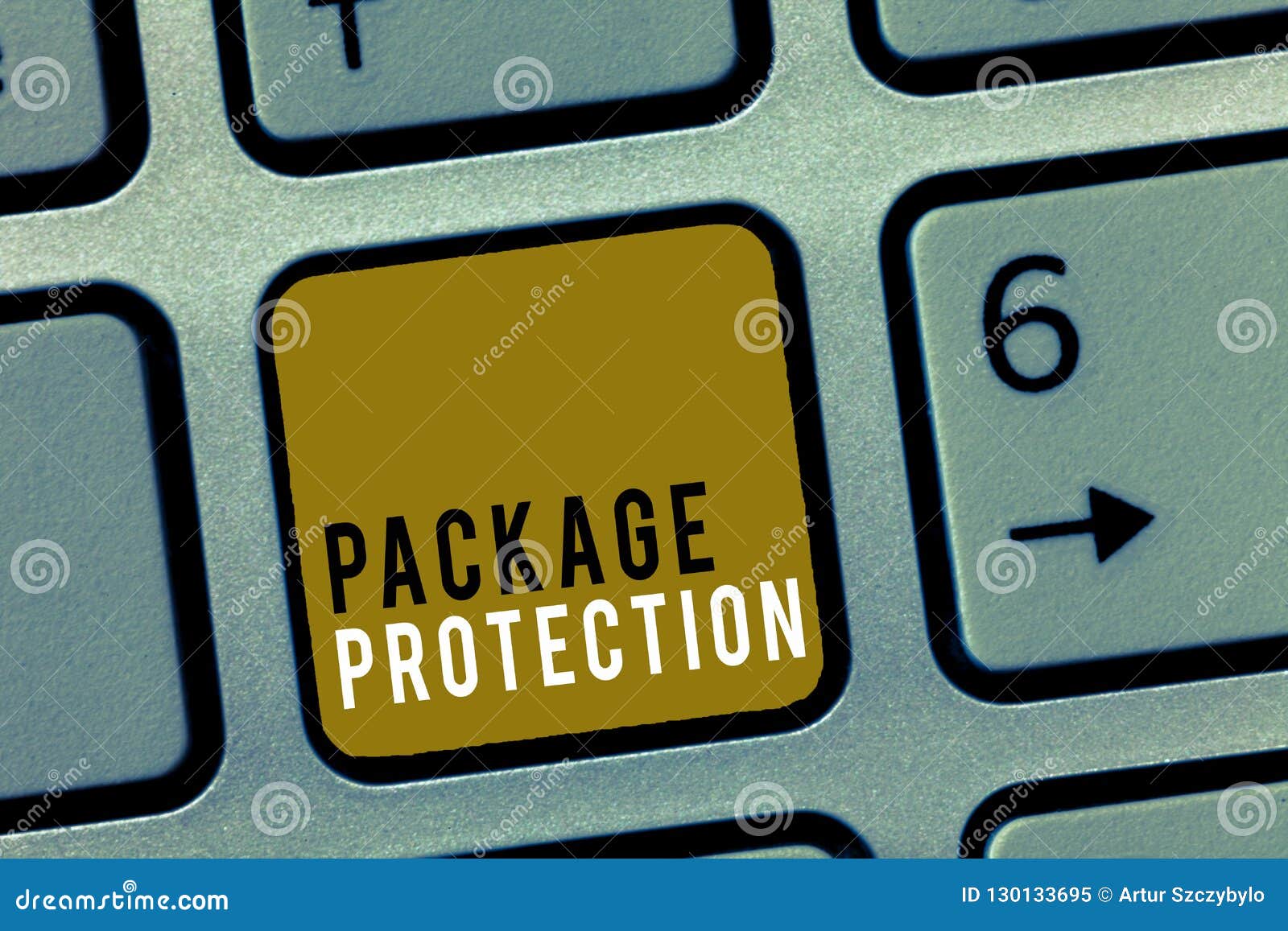 Word Writing Text Package Protection. Business Concept for Wrapping and ...