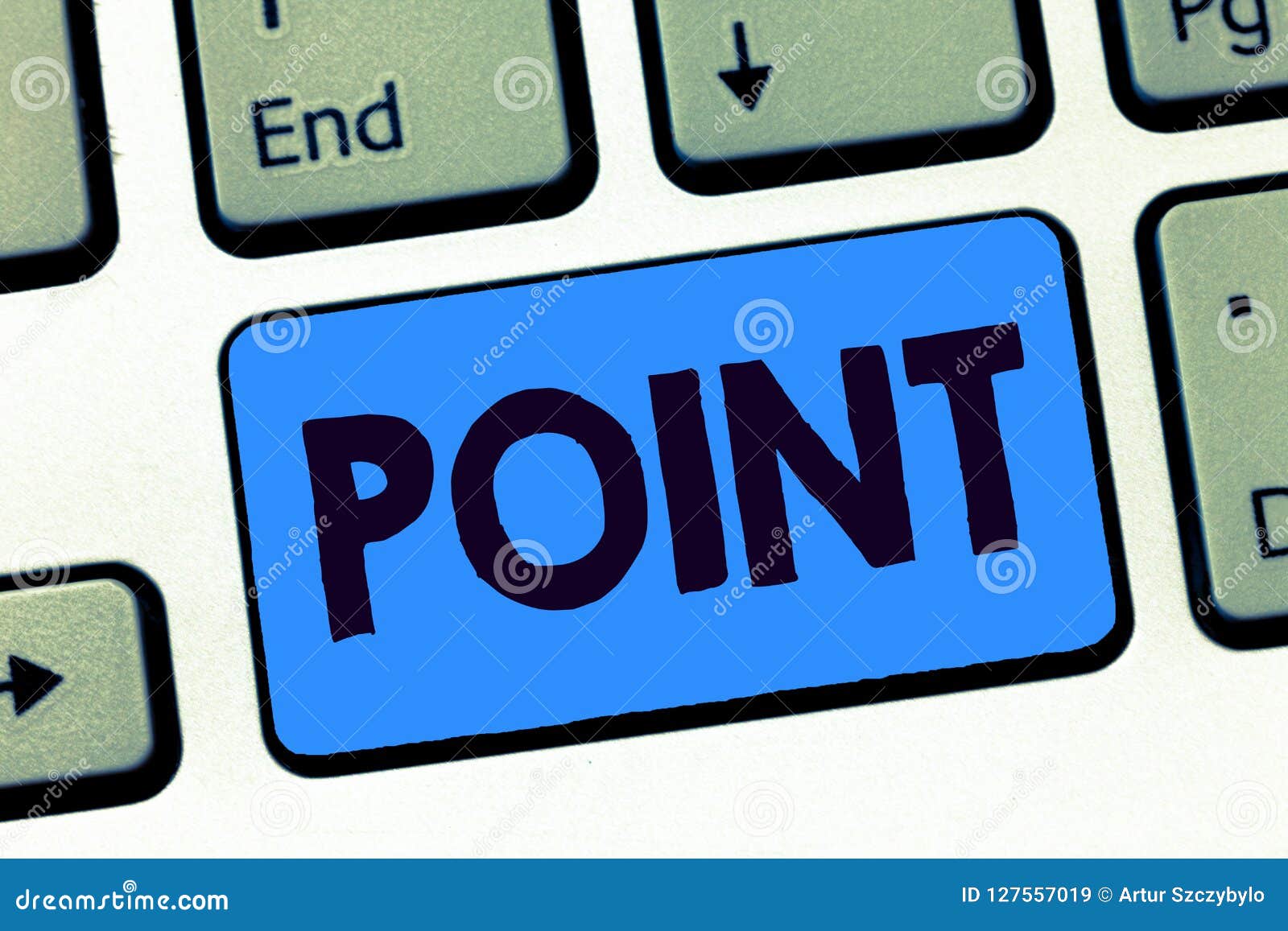 Word Writing Text Point. Business Concept for Dot or Other Punctuation ...