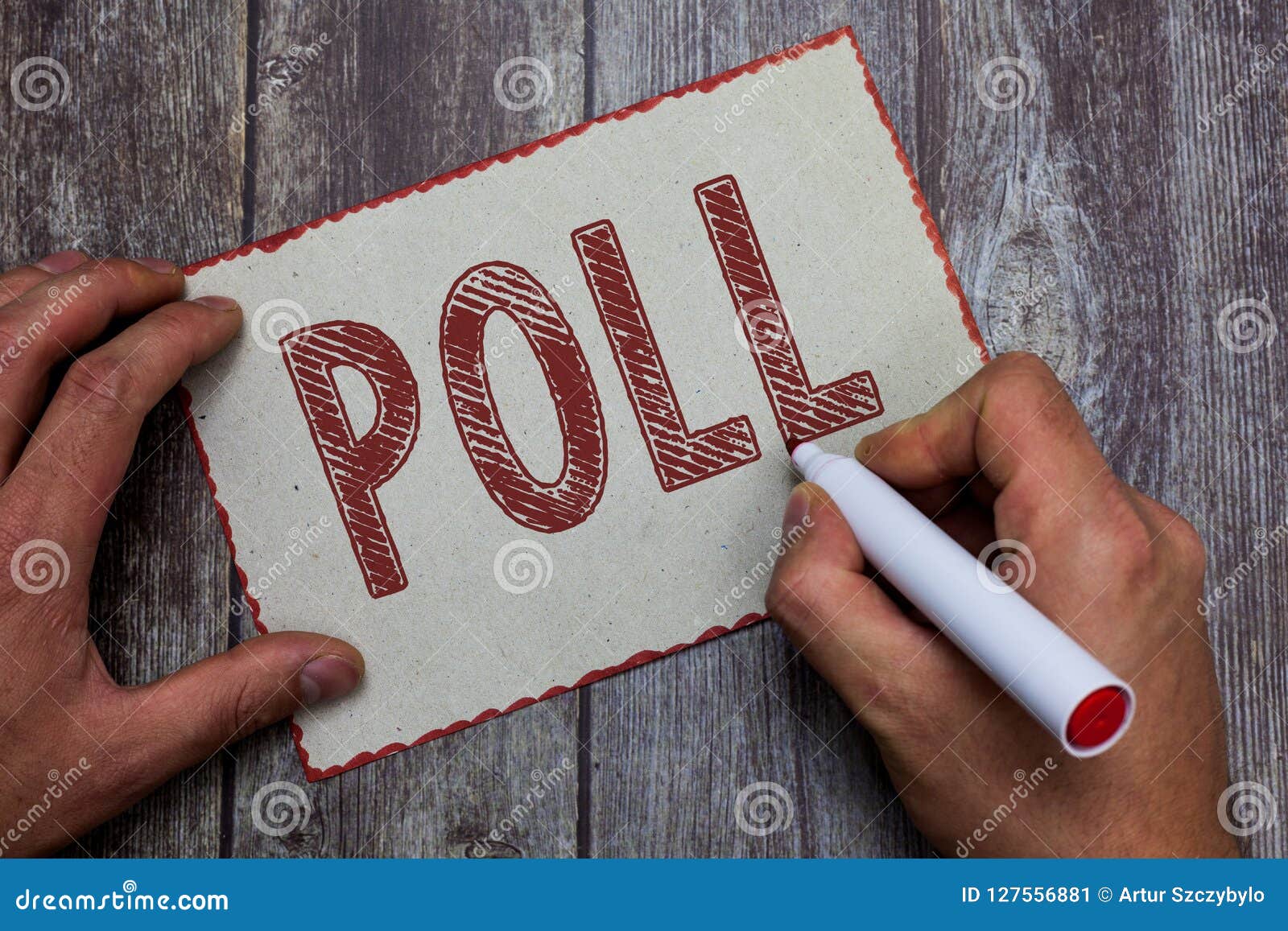 Word Writing Text Poll. Business Concept for Record of the Number of ...