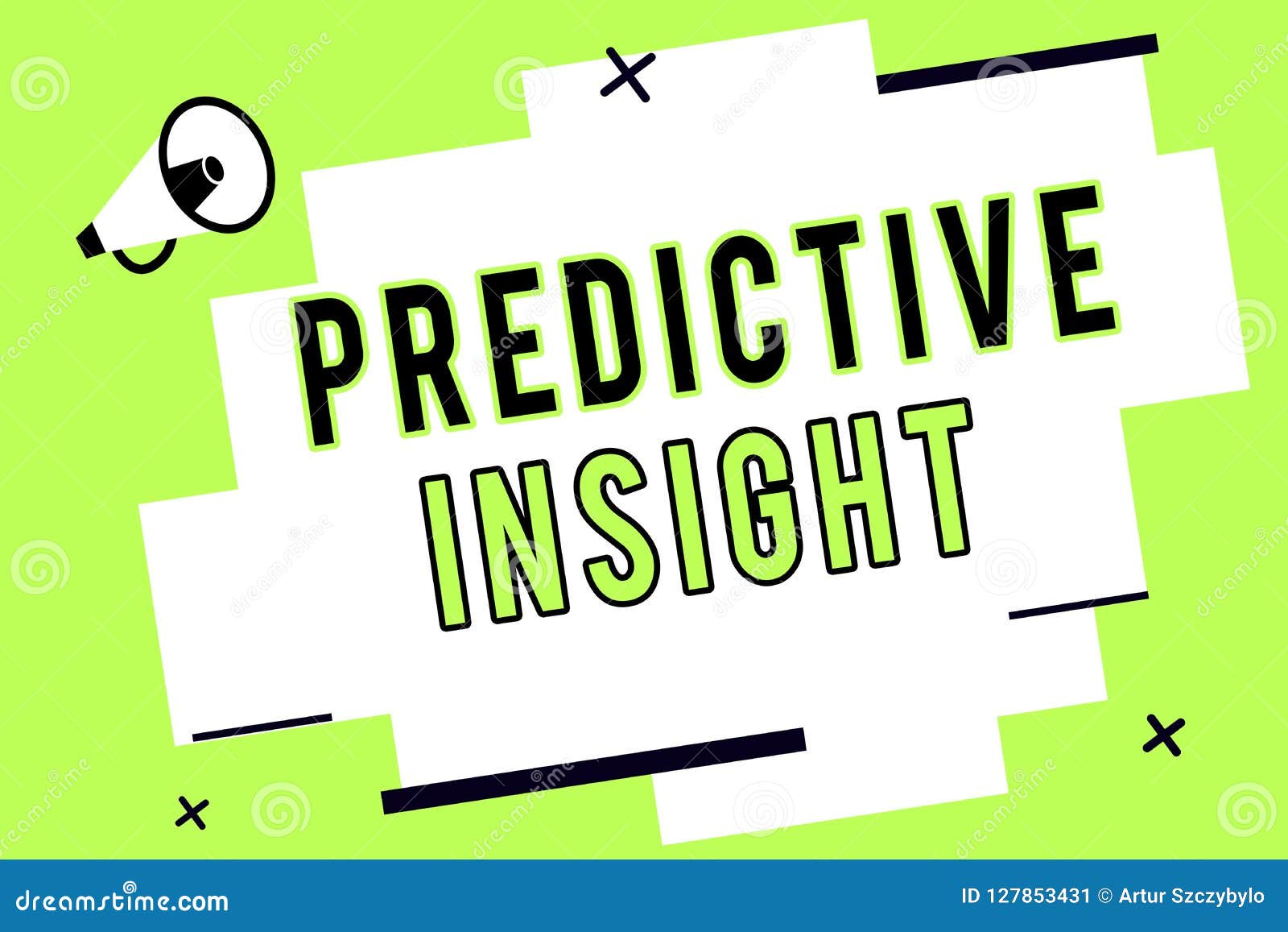 Word Writing Text Predictive Insight. Business Concept for Proactive ...