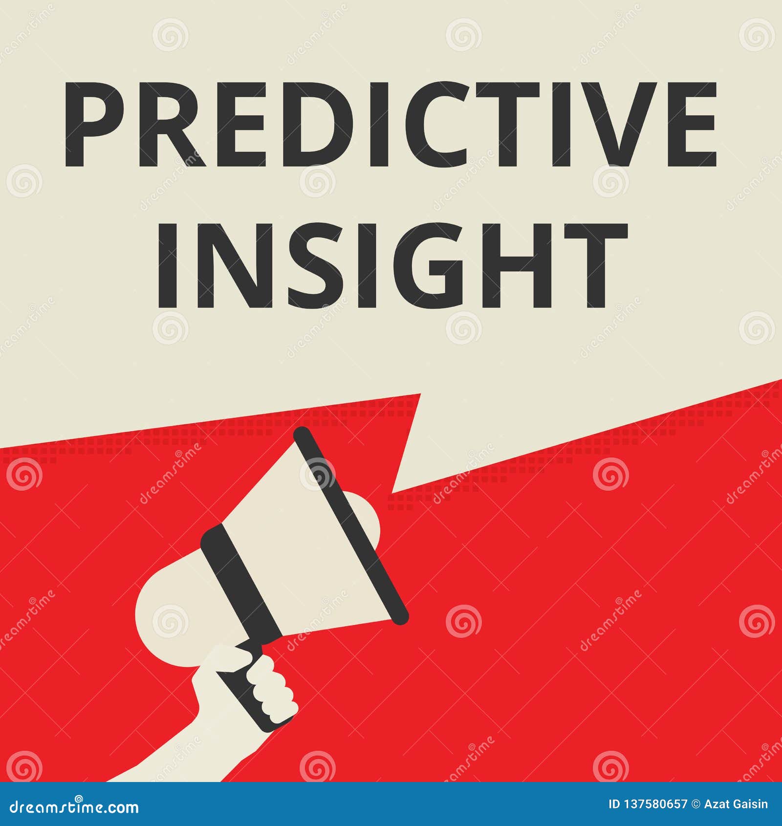 Word Writing Text Predictive Insight Stock Illustration - Illustration ...