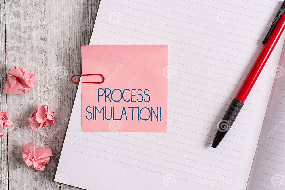 Word Writing Text Process Simulation. Business Concept for Technical ...