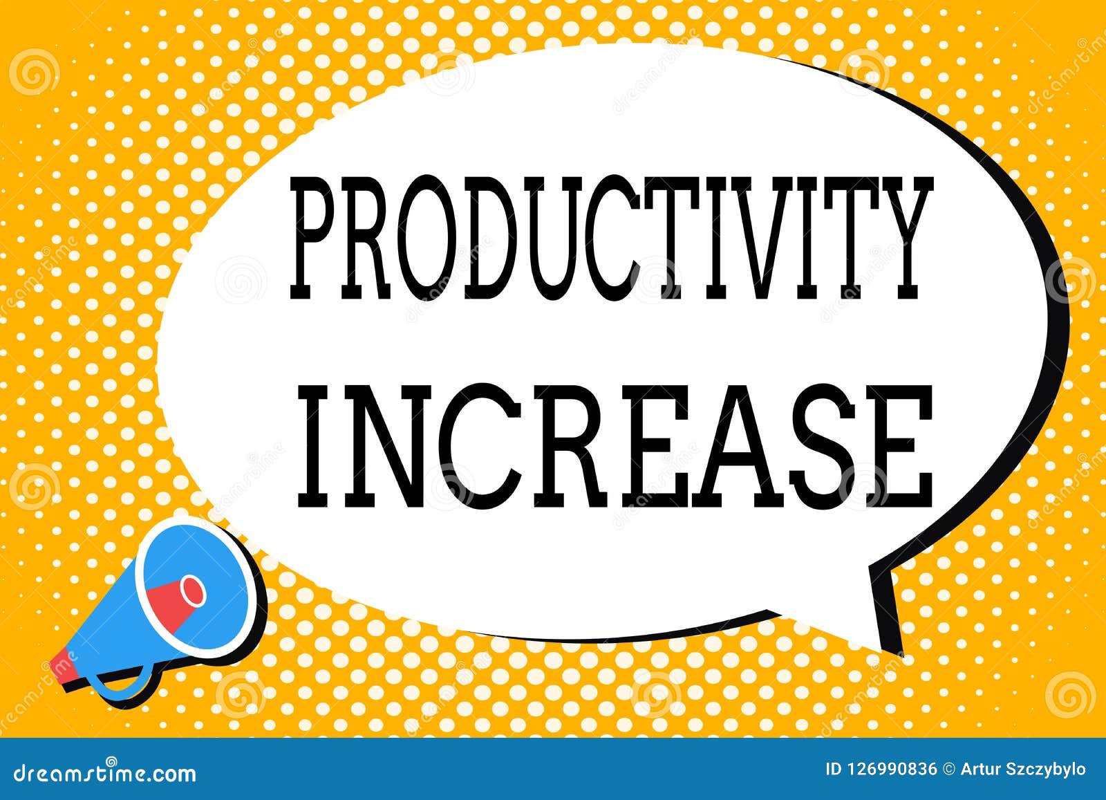 Word Writing Text Productivity Increase. Business Concept for Get More ...