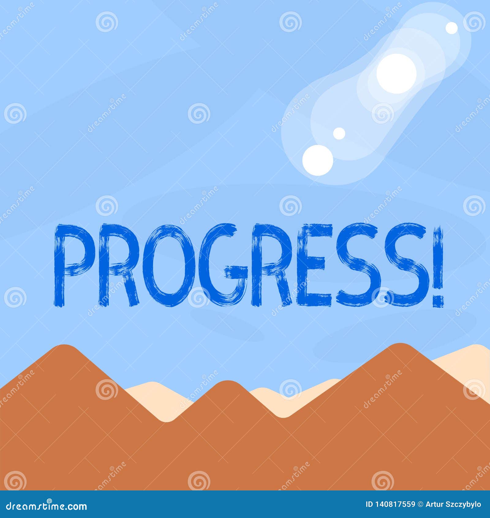 Word Writing Text Progress. Business Concept for Development Growth ...