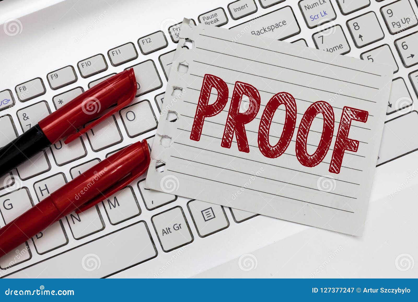 Word Writing Text Proof. Business Concept for Evidence or Argument ...