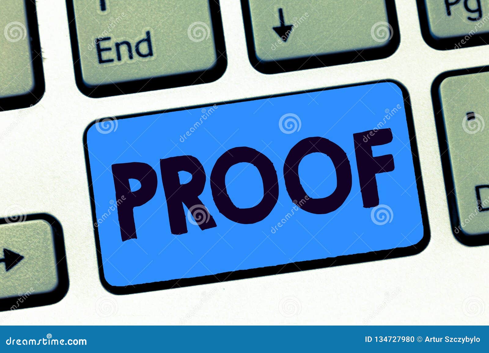 Word Writing Text Proof. Business Concept for Evidence or Argument ...