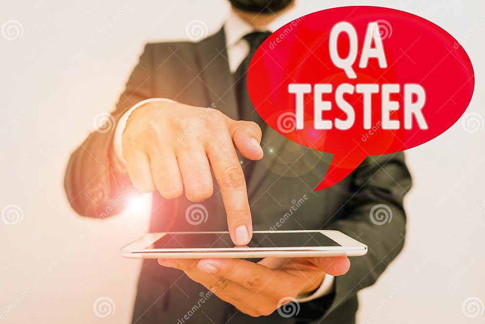 Word Writing Text Qa Tester Business Concept For Quality Assurance Of 4836