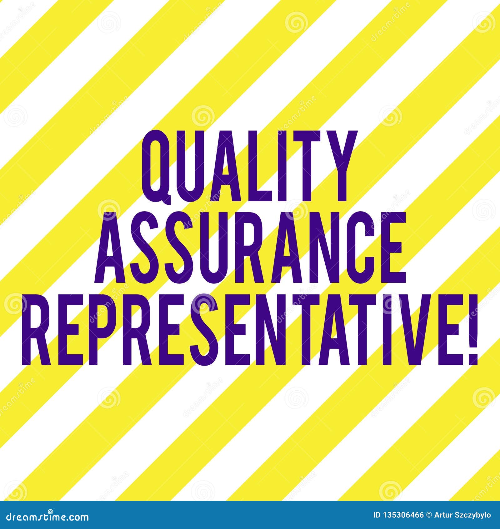 Word Writing Text Quality Assurance Representative. Business Concept ...