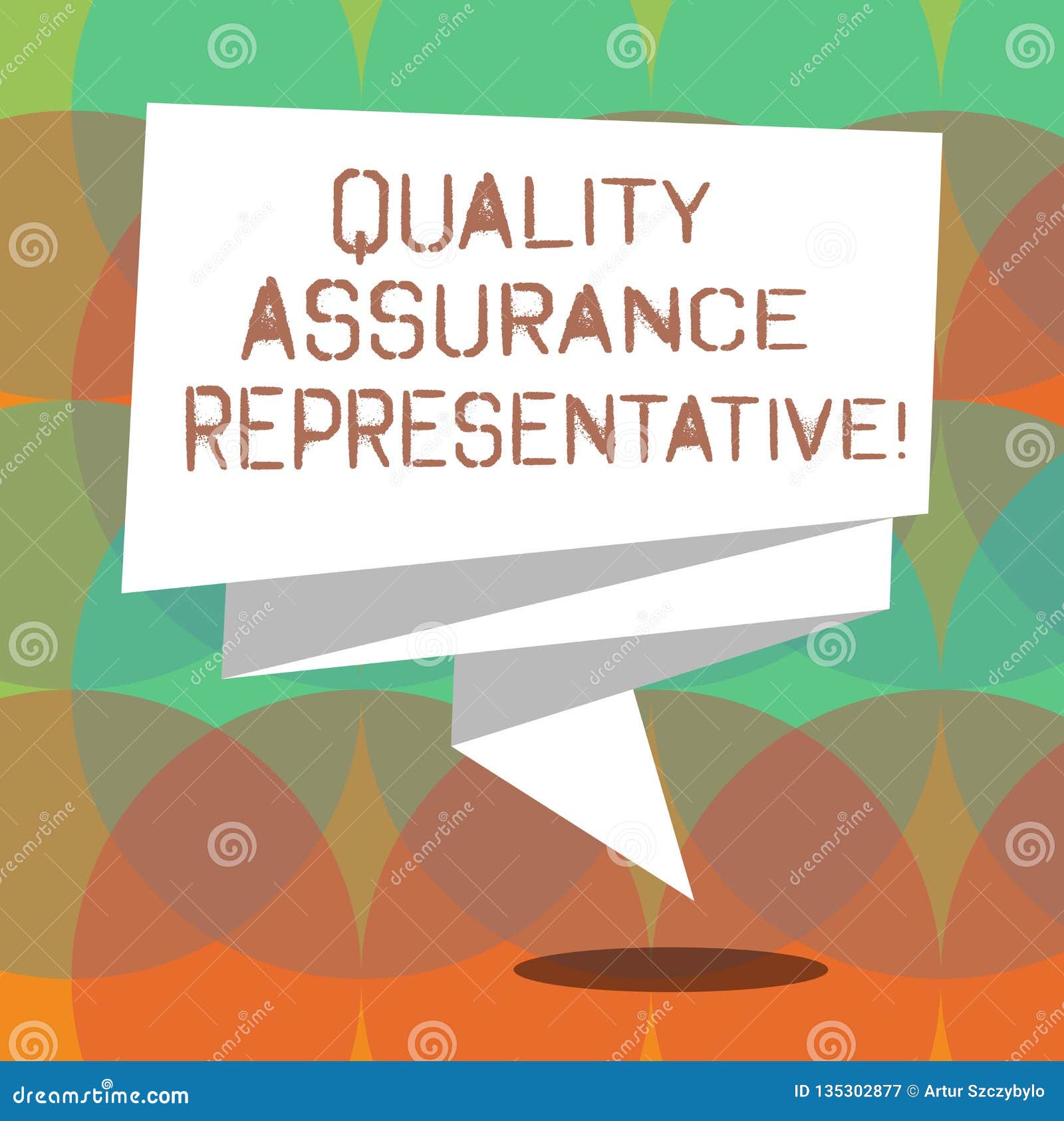 Word Writing Text Quality Assurance Representative. Business Concept ...