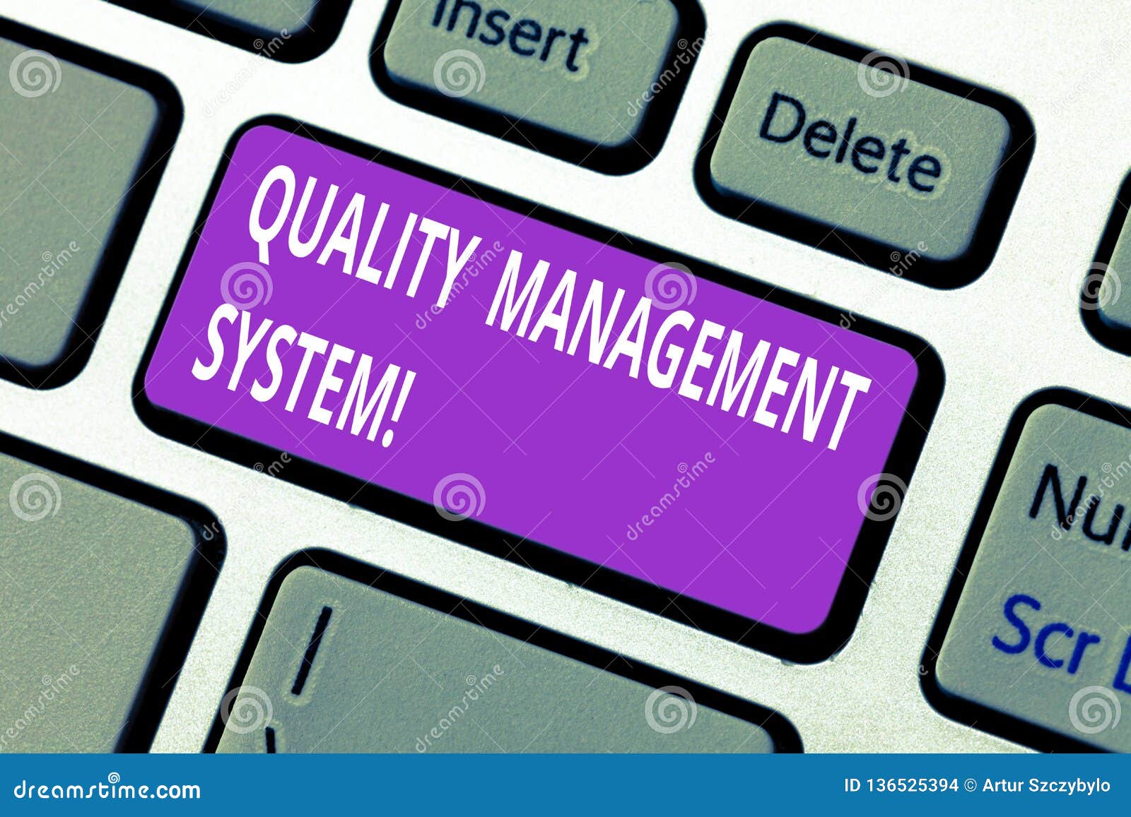 Word Writing Text Quality Management System. Business Concept for ...