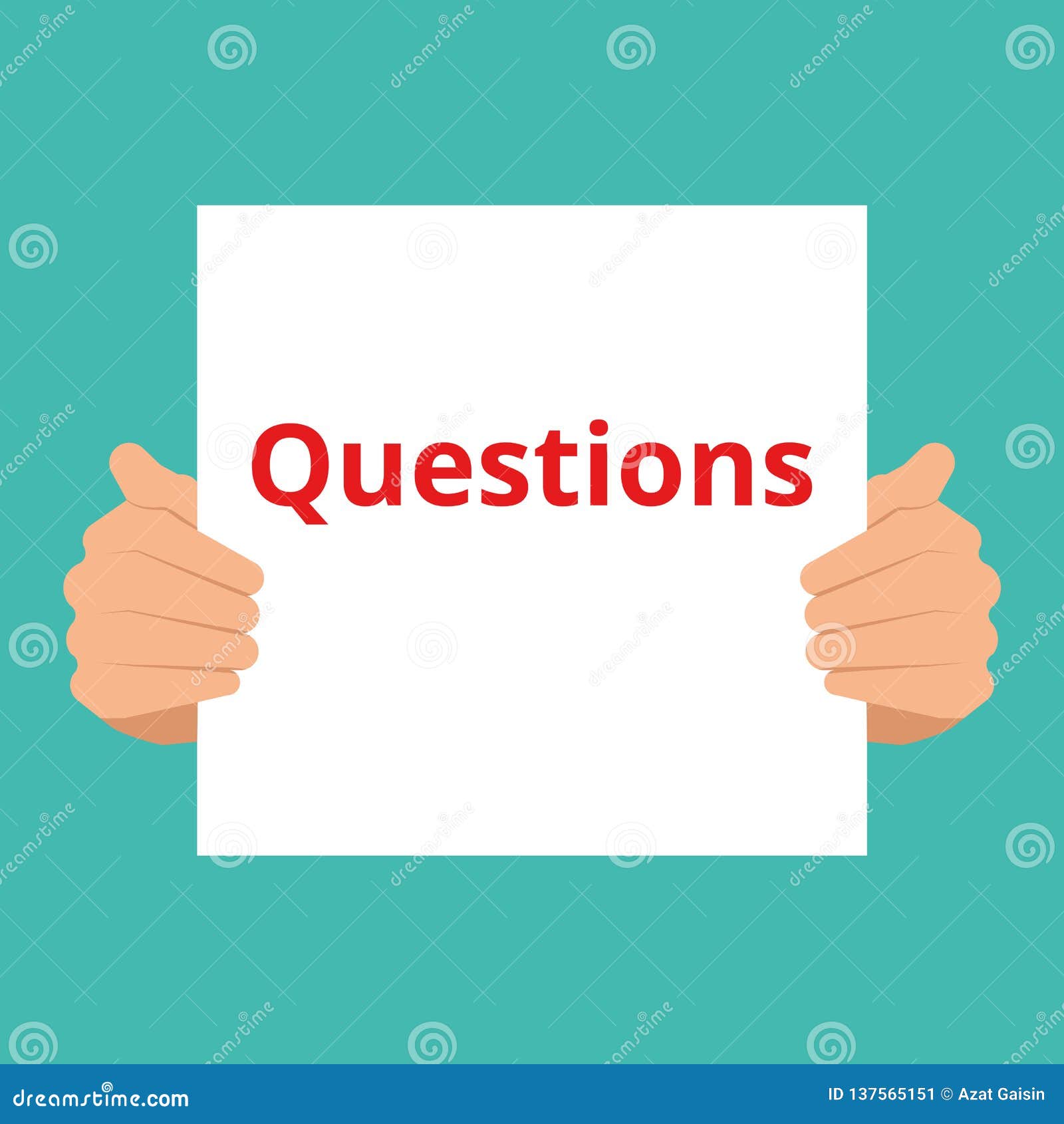 Word Writing Text Questions Stock Illustration - Illustration of asking ...