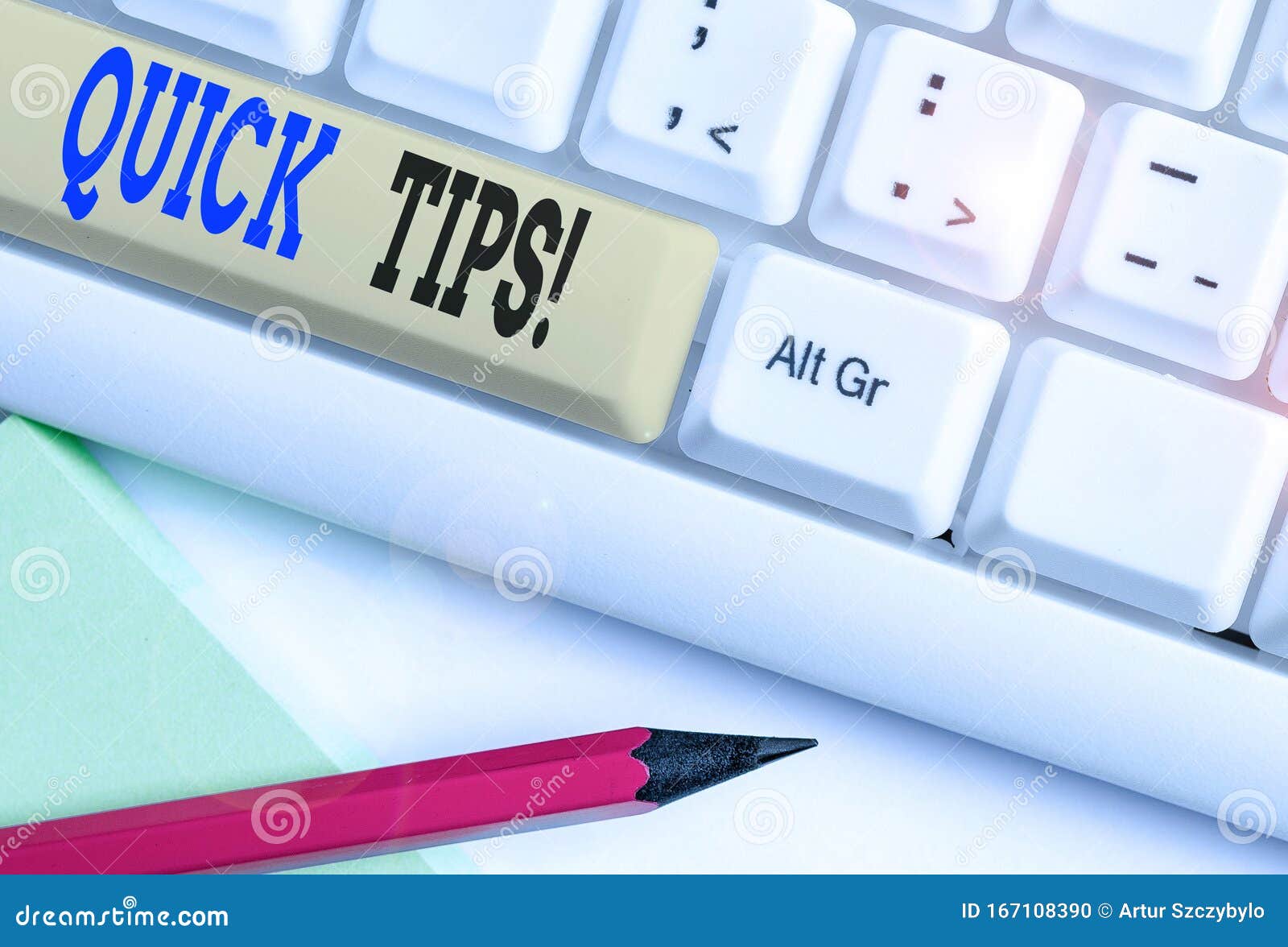 Word Writing Text Quick Tips. Business Concept for Small but ...