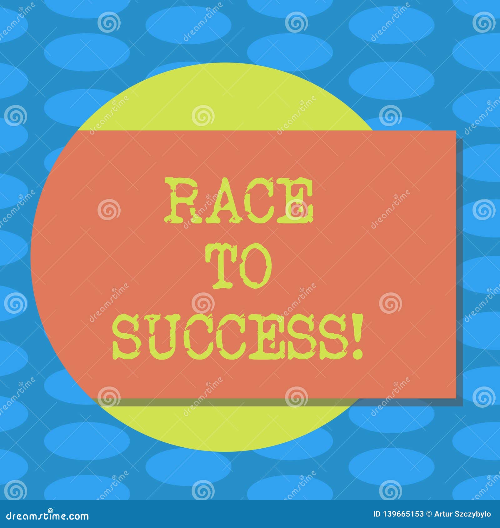 Word Writing Text Race To Success. Business Concept for Competition for ...