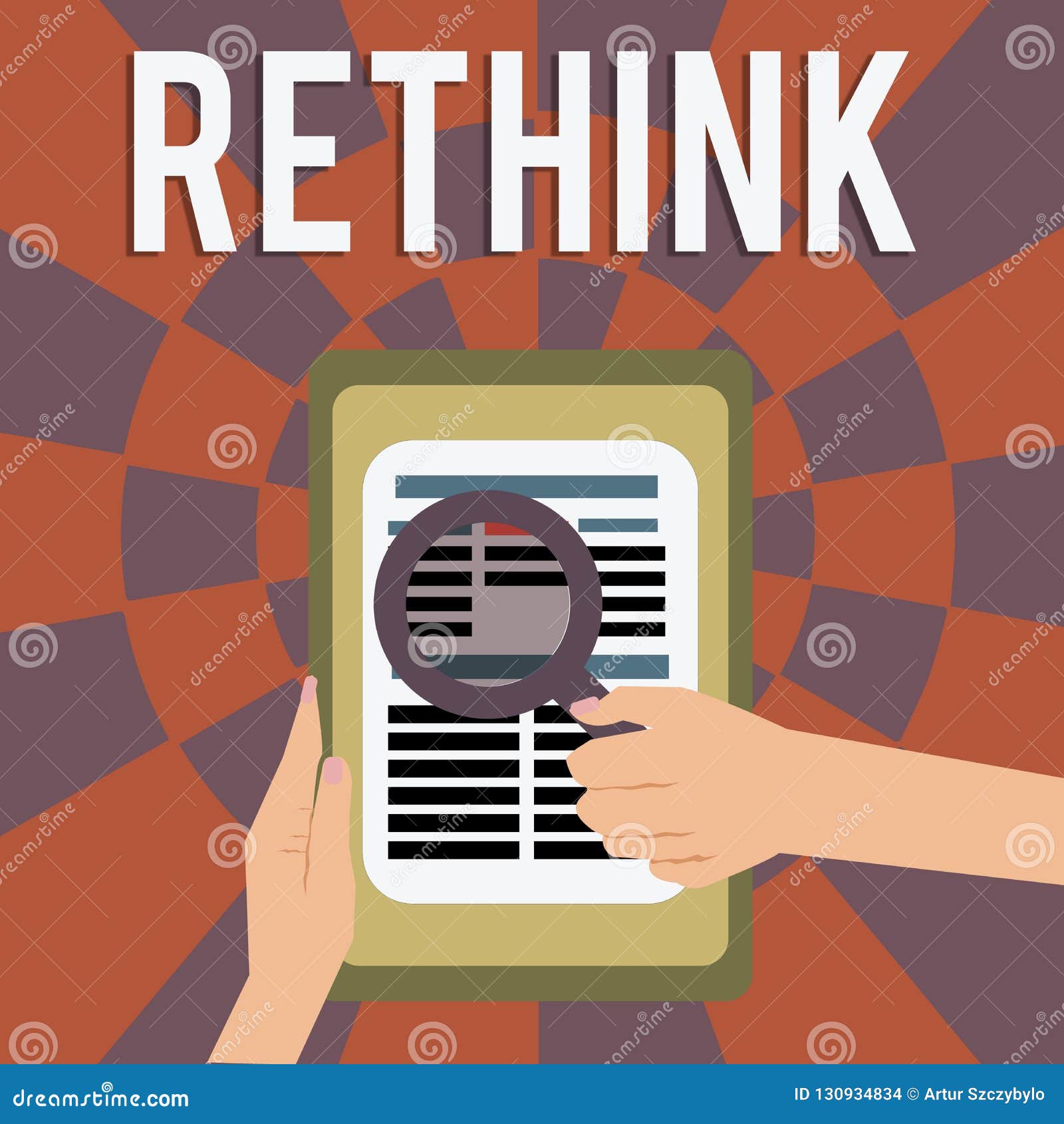 Word Writing Text Rethink. Business Concept for Think Again Twice from ... Word Writing Text Rethink. Business Concept for Think Again Twice from ...