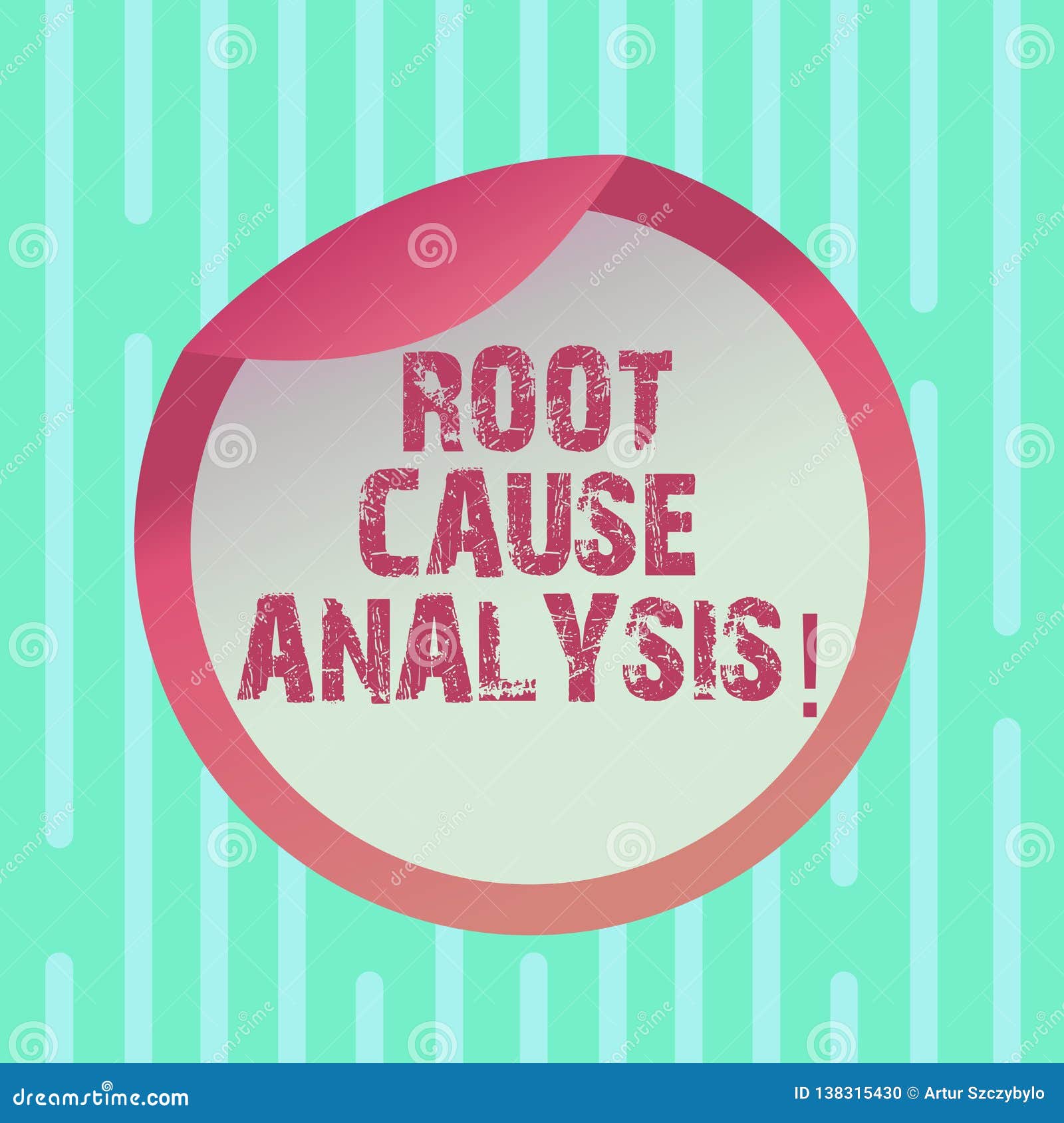 Word Writing Text Root Cause Analysis. Business Concept for Method of ...