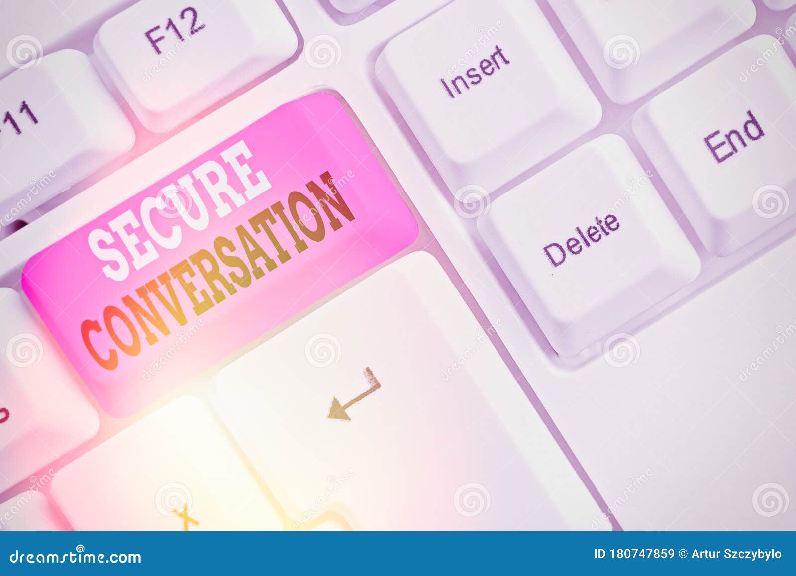 Word Writing Text Secure Conversation. Business Concept for Secured ...