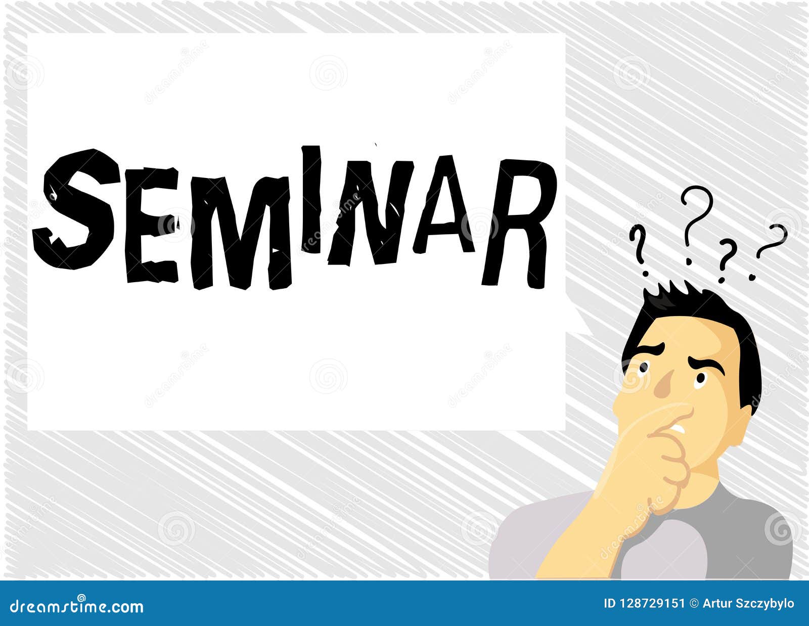 Word Writing Text Seminar. Business Concept for Conference Academic ...