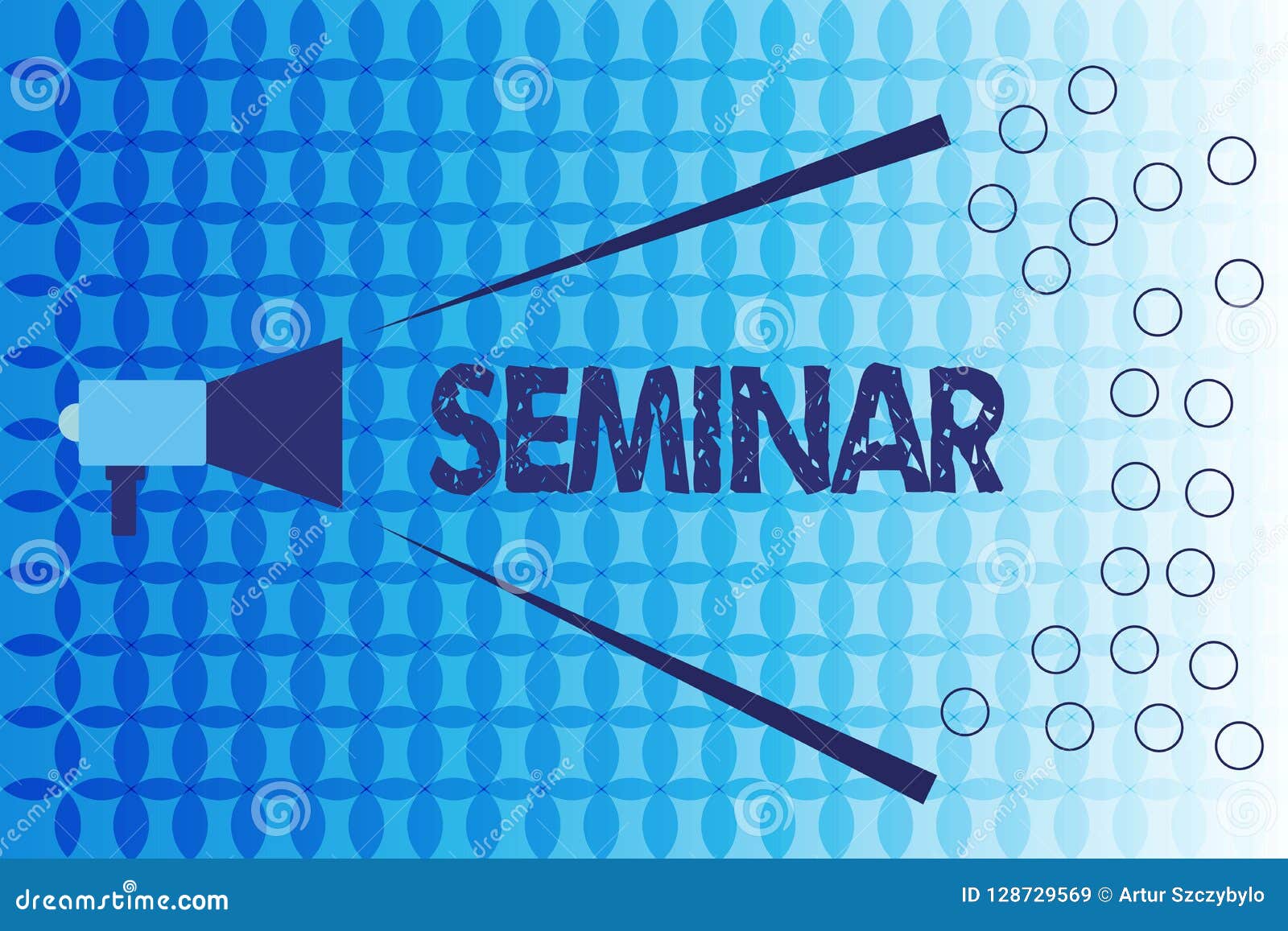 Word Writing Text Seminar. Business Concept for Conference Academic ...