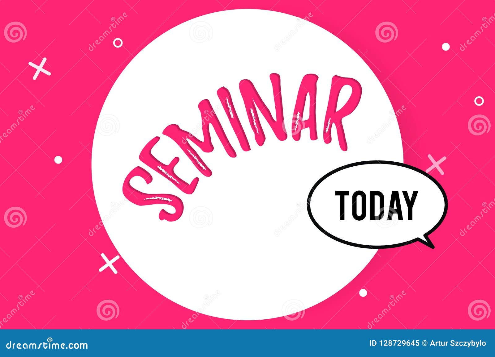 Word Writing Text Seminar. Business Concept for Conference Academic ...