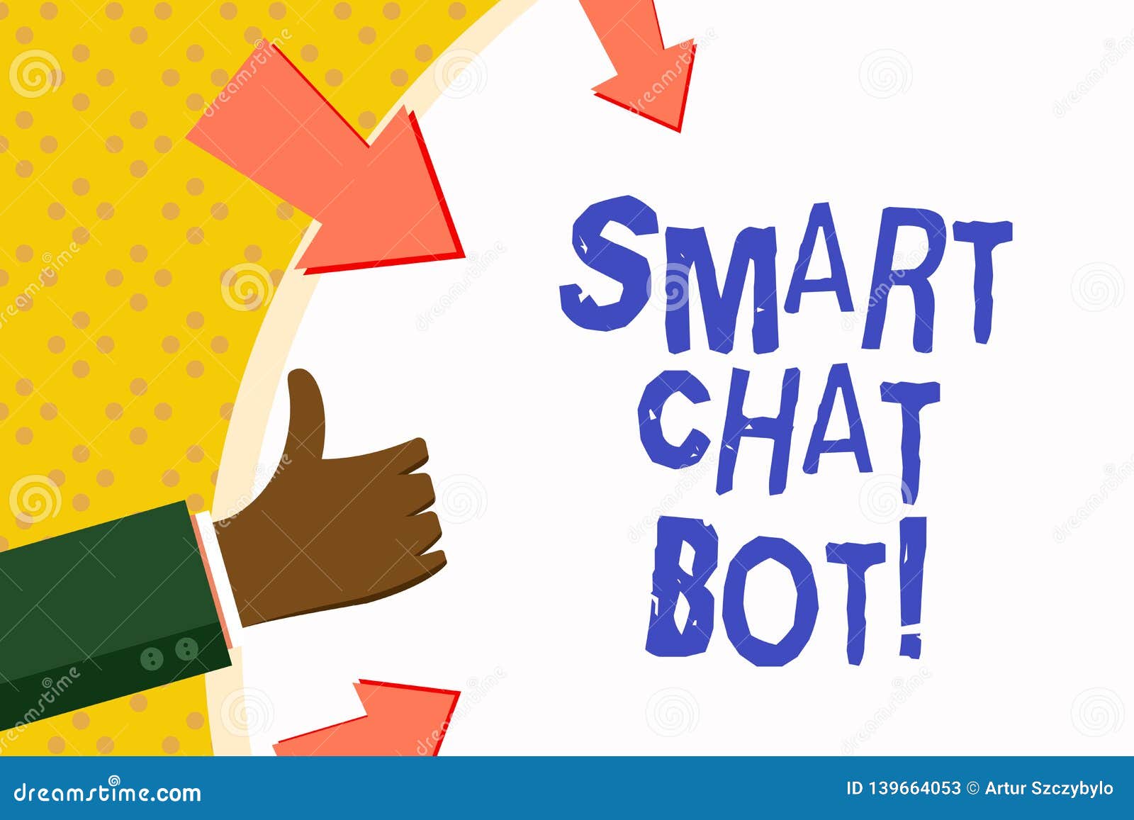 Word Writing Text Smart Chat Bot. Business Concept for Artificial ...