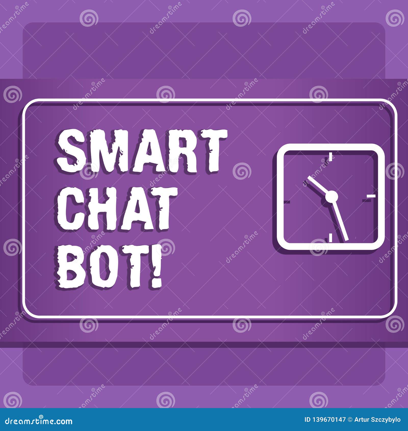 Word Writing Text Smart Chat Bot. Business Concept for Artificial ...